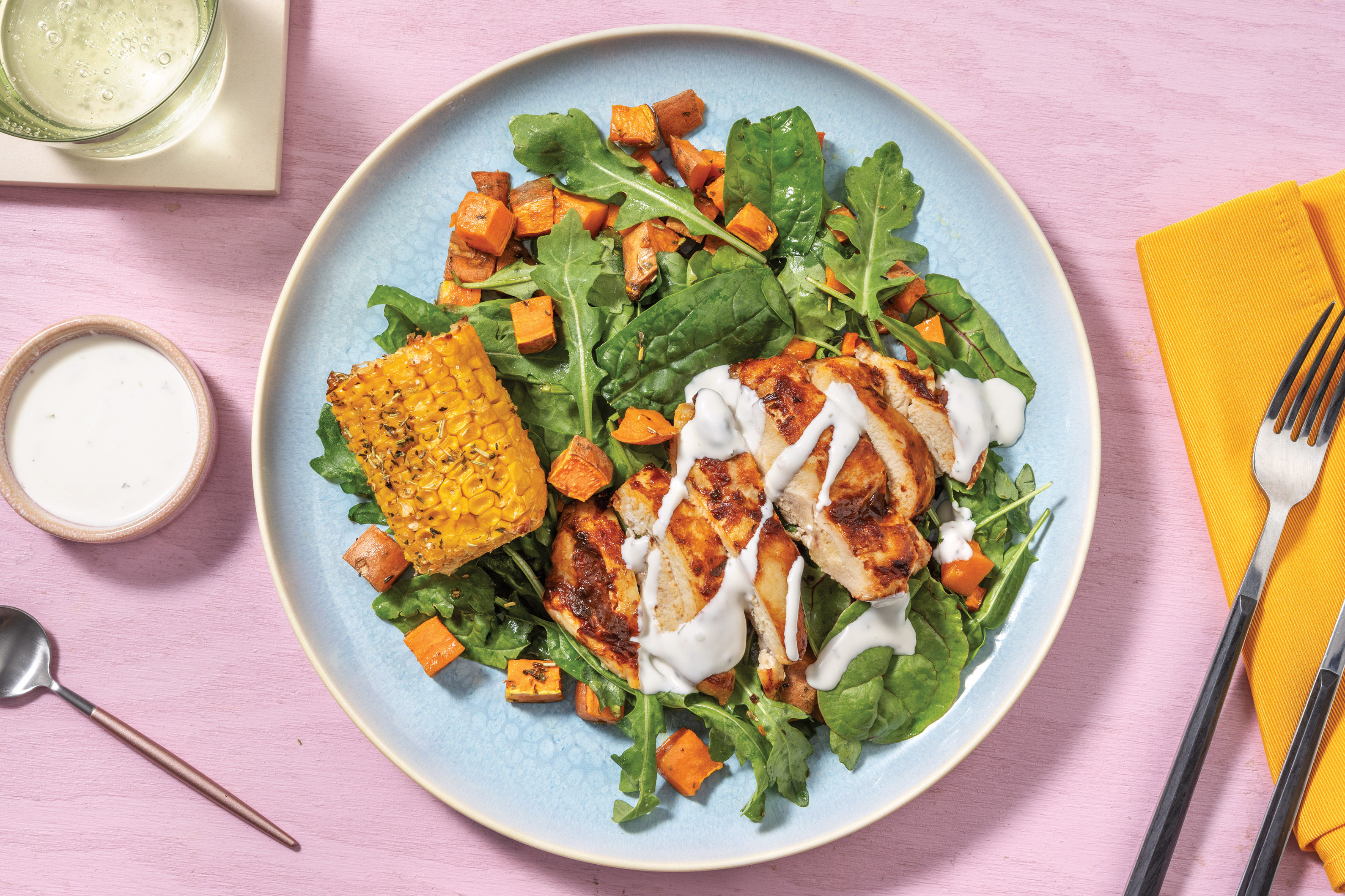Easy Chipotle Chicken & Ranch Dressing Recipe | HelloFresh