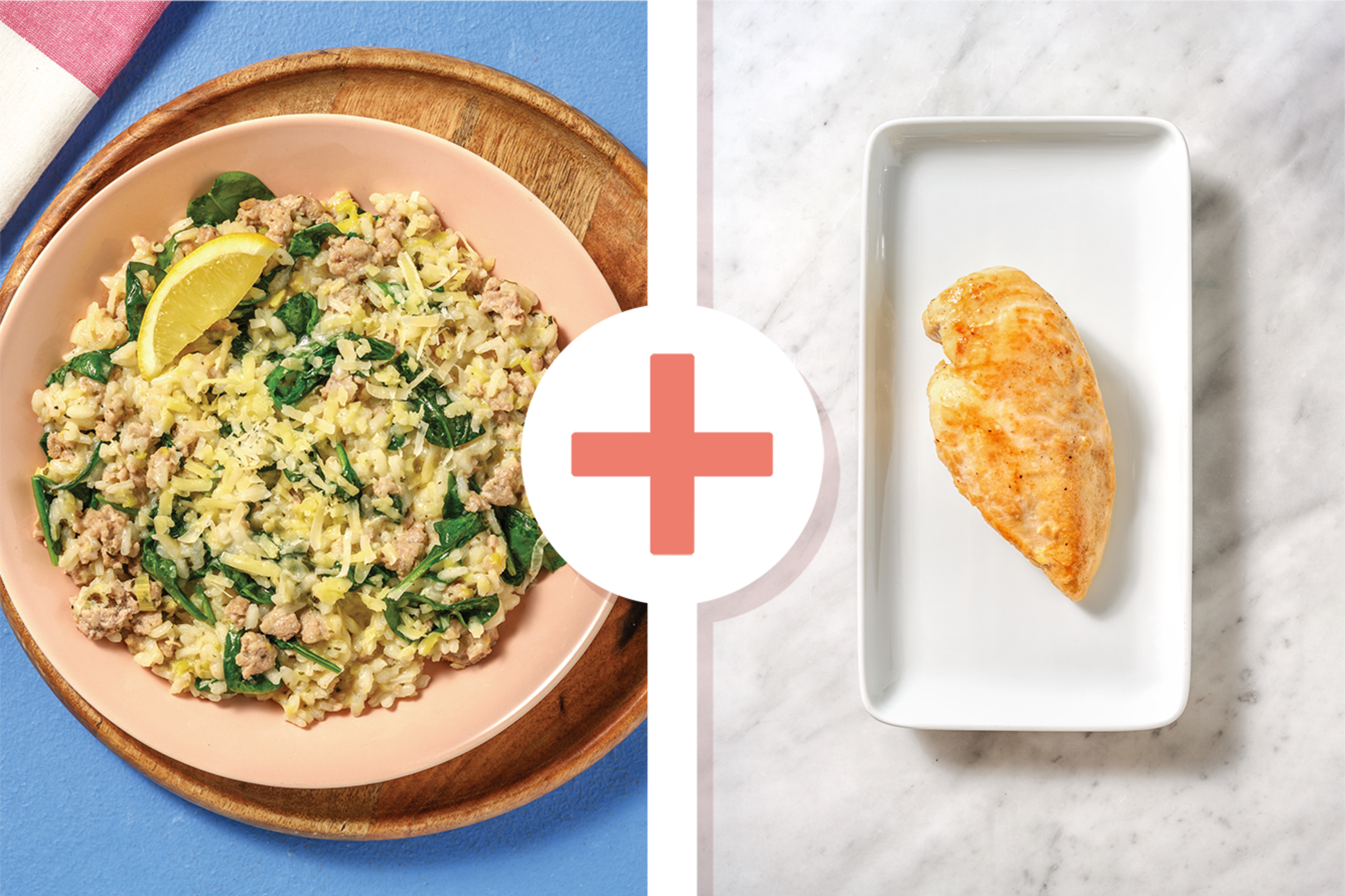 Creamy Chicken, Pork & Leek Risotto Recipe | HelloFresh