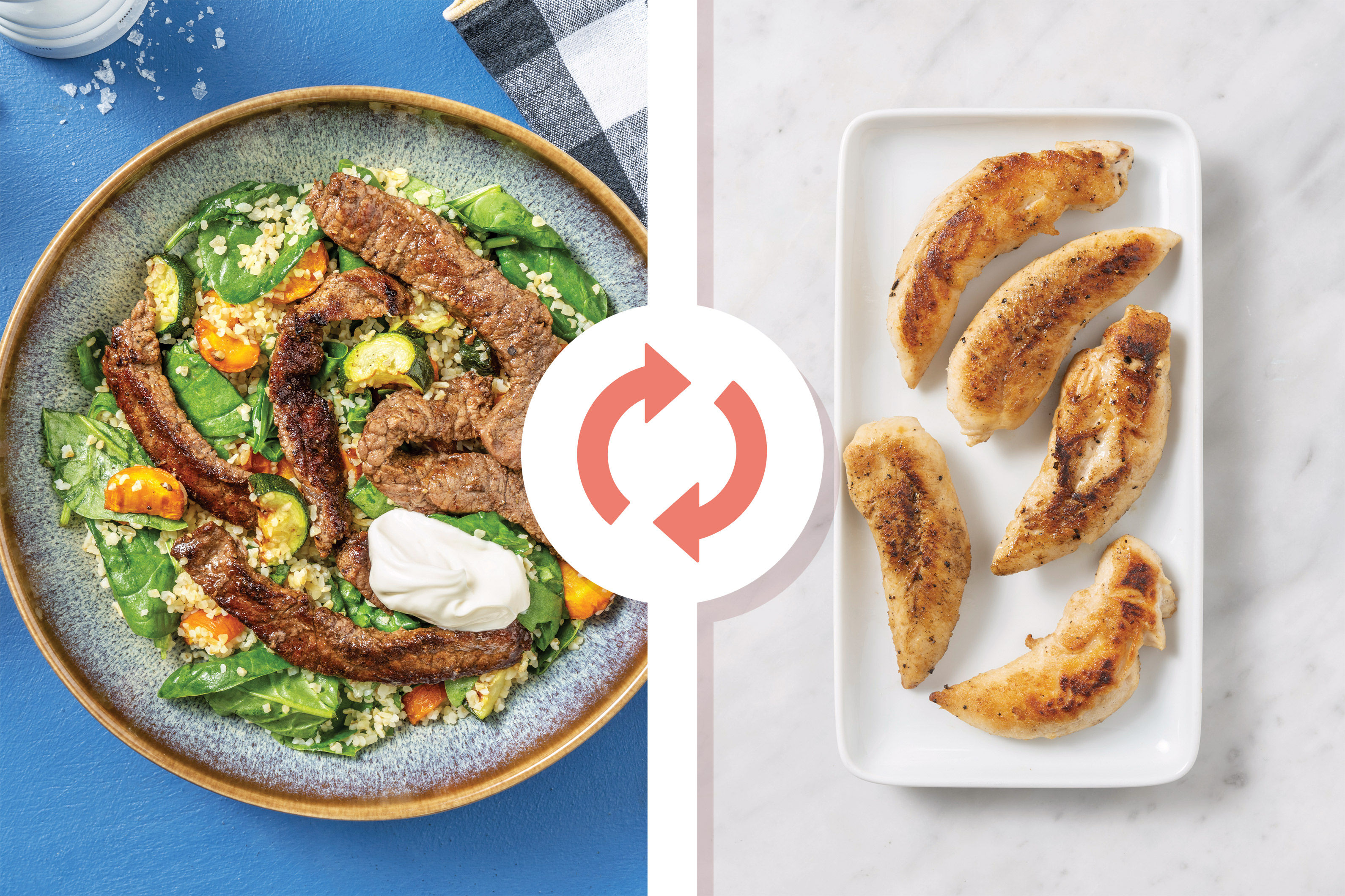 Middle Eastern Chicken & Bulgur Bowl Recipe | HelloFresh