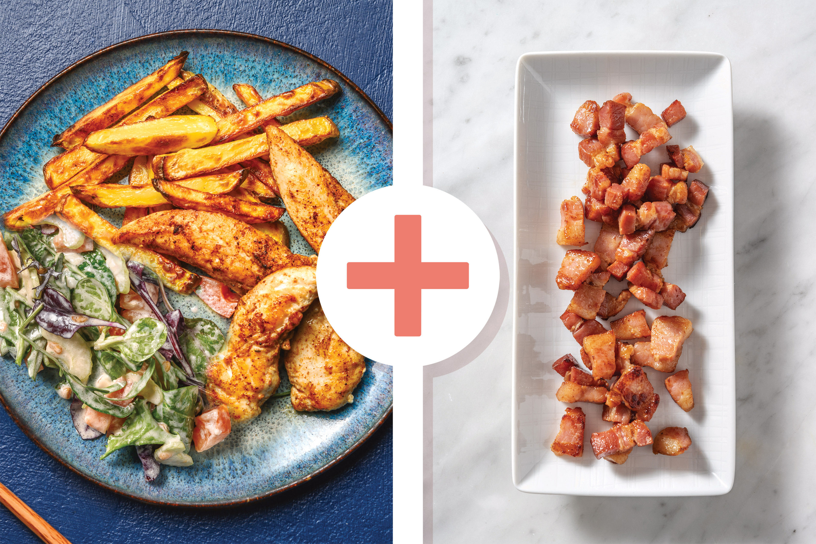 Quick Spiced Chicken & Potato Fries Recipe | HelloFresh