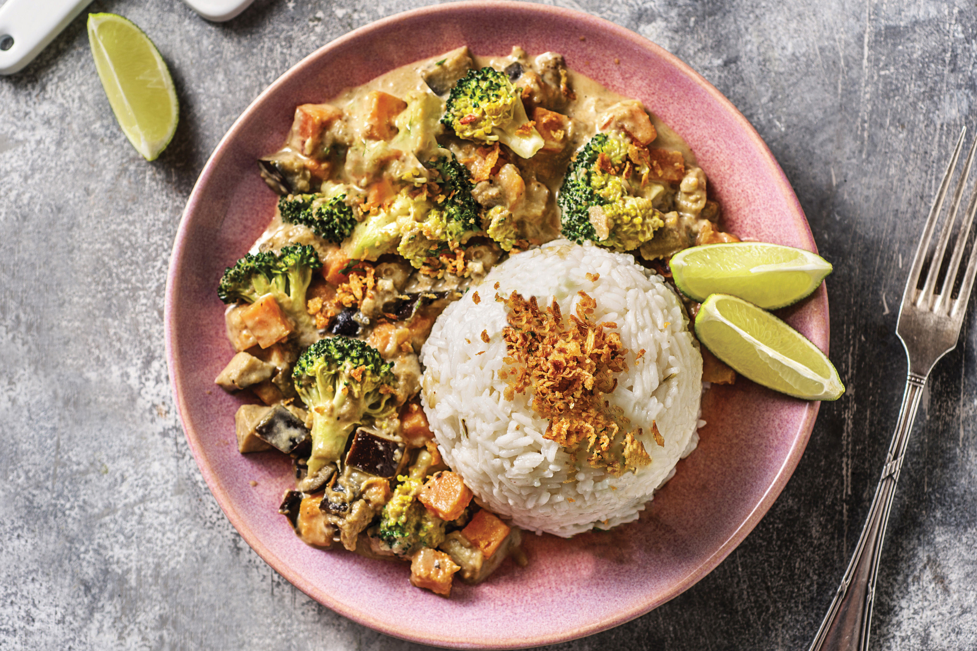 Eggplant & Pumpkin Thai Green Curry Recipe | HelloFresh