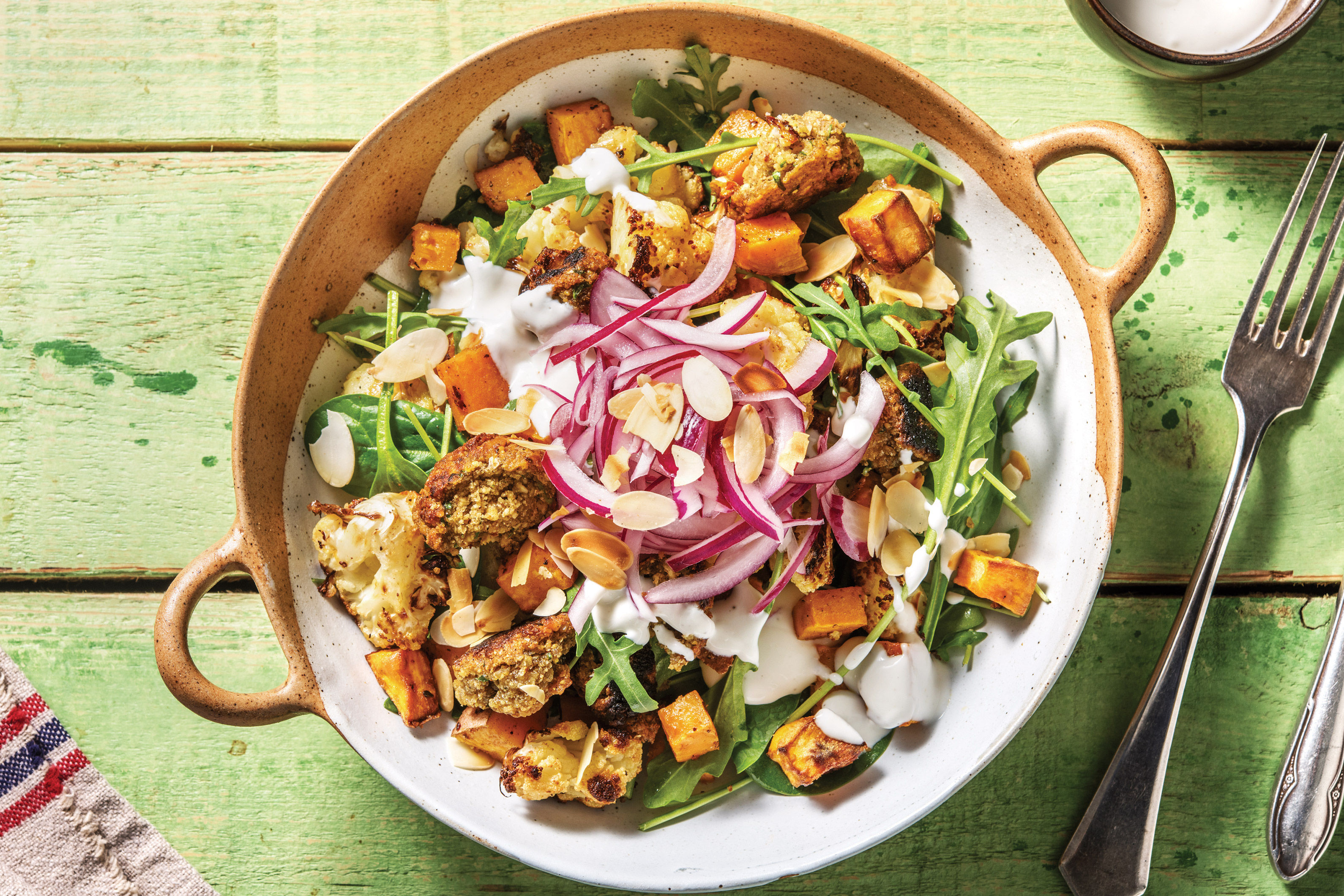 Falafel & Middle Eastern Roast Veggies Recipe | HelloFresh