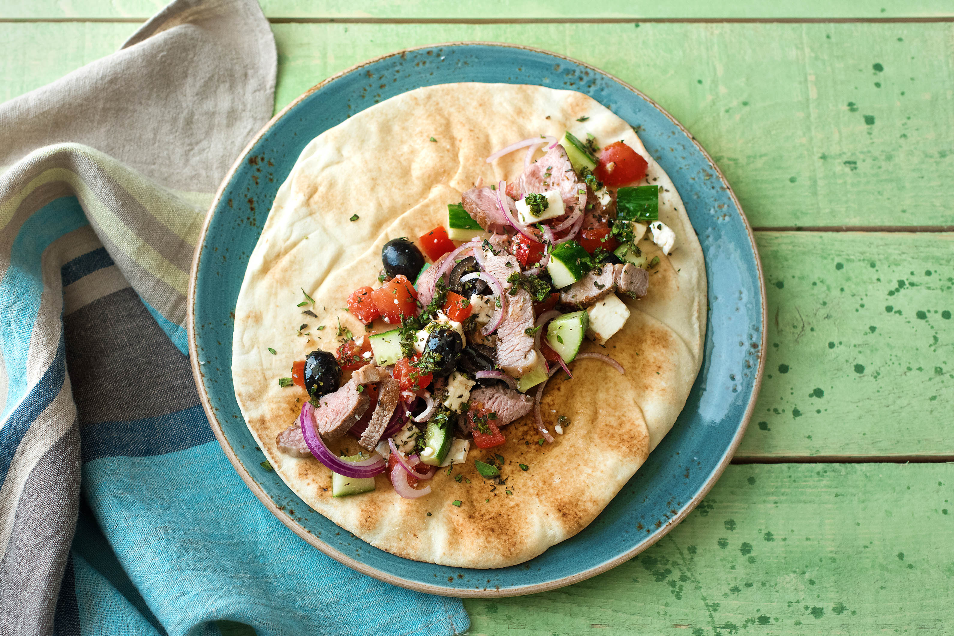 Family Greek Souvlaki Wraps Recipe | HelloFresh