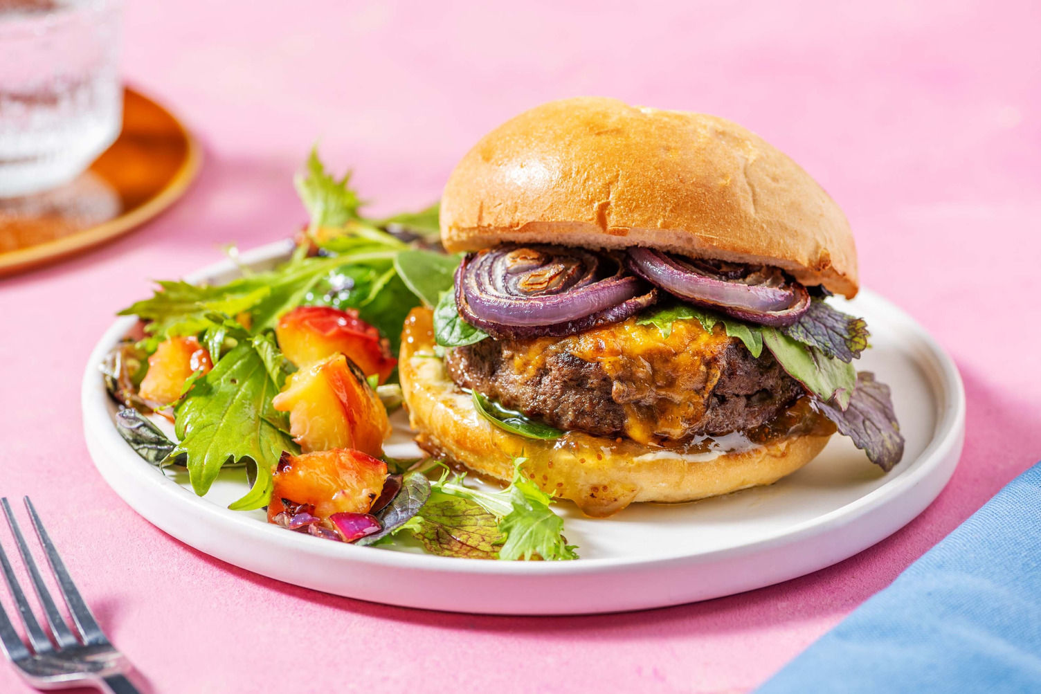 Fig Beef Burgers Recipe | HelloFresh