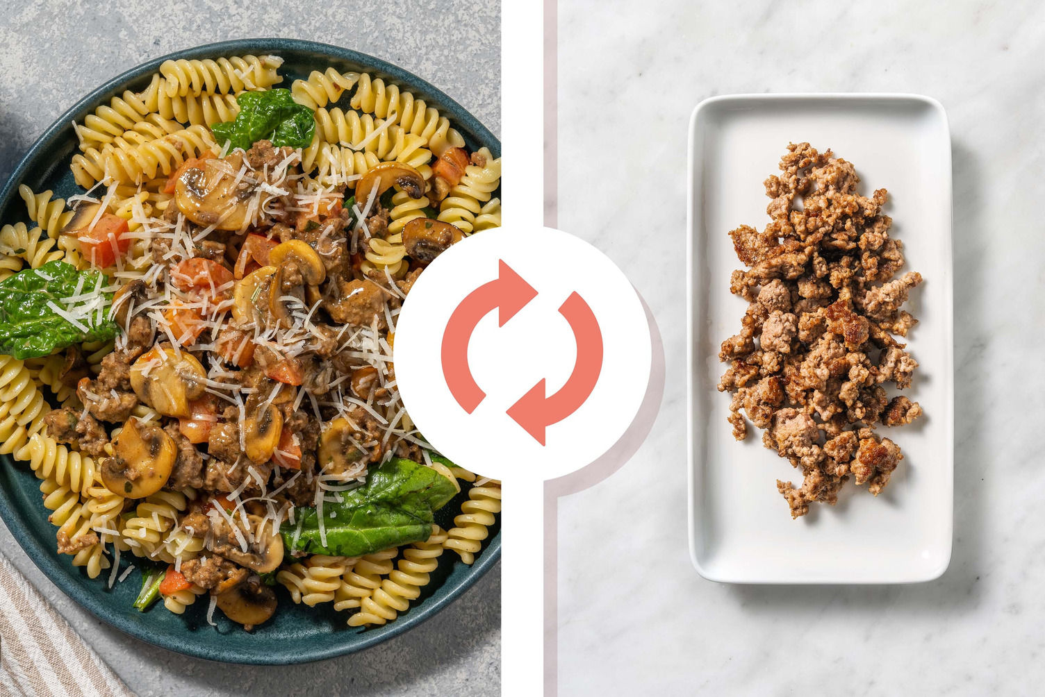 Turkey Mushroom Fusilli Recipe | HelloFresh