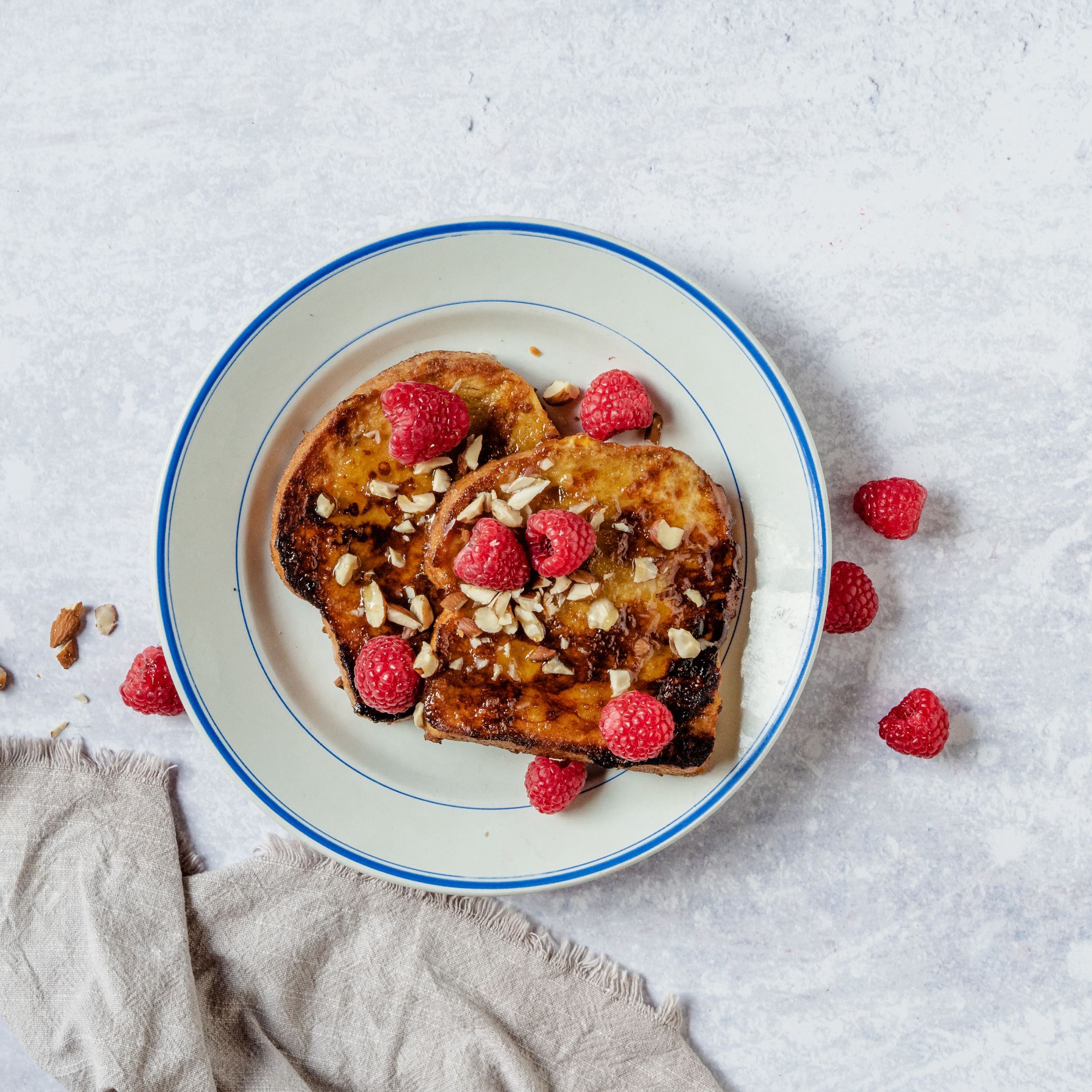 French toast med hindbær | HelloFresh