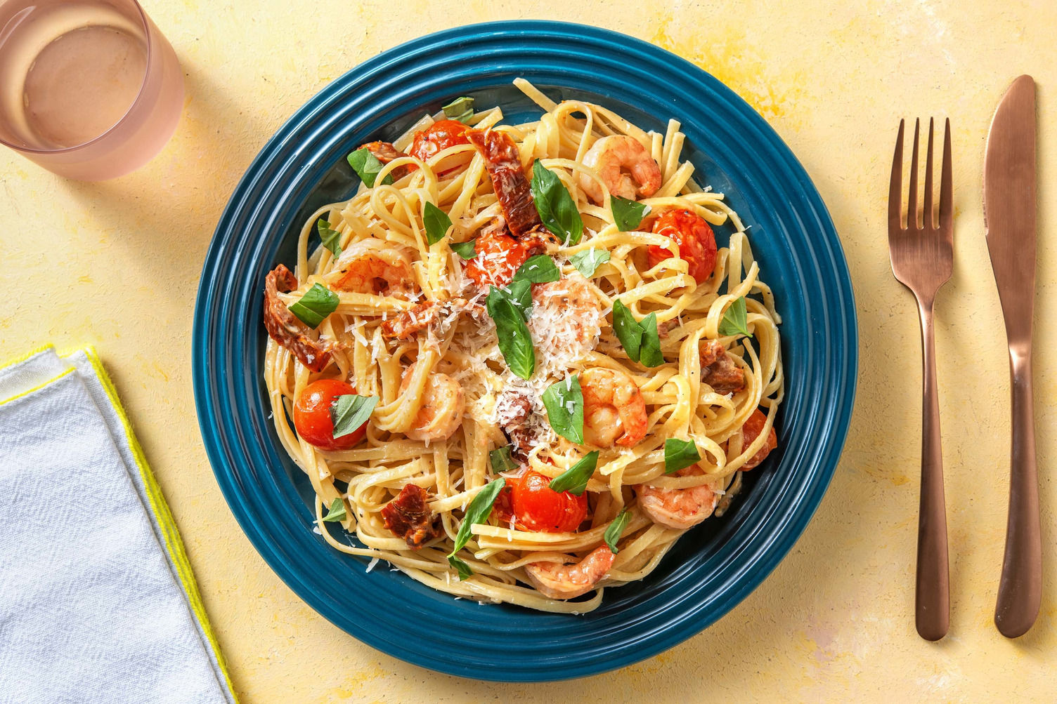 Frische Linguine mit Garnelen Rezept | HelloFresh