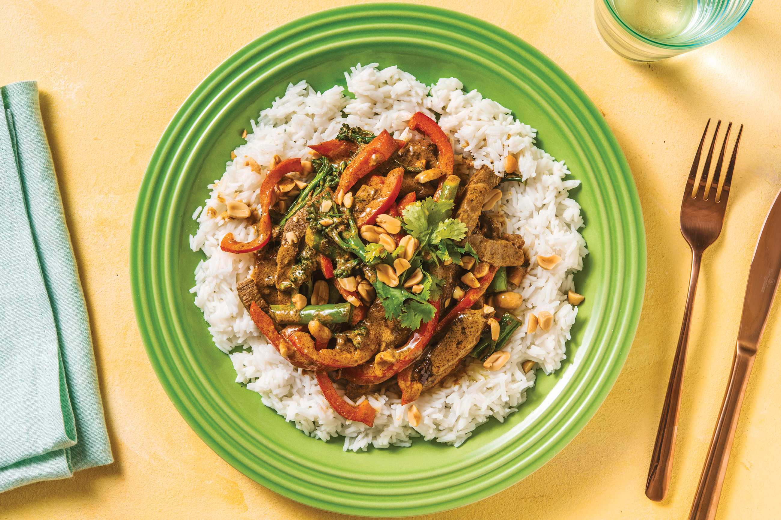 FTC - Bengal Beef Strip Curry with Rice Recipe | HelloFresh