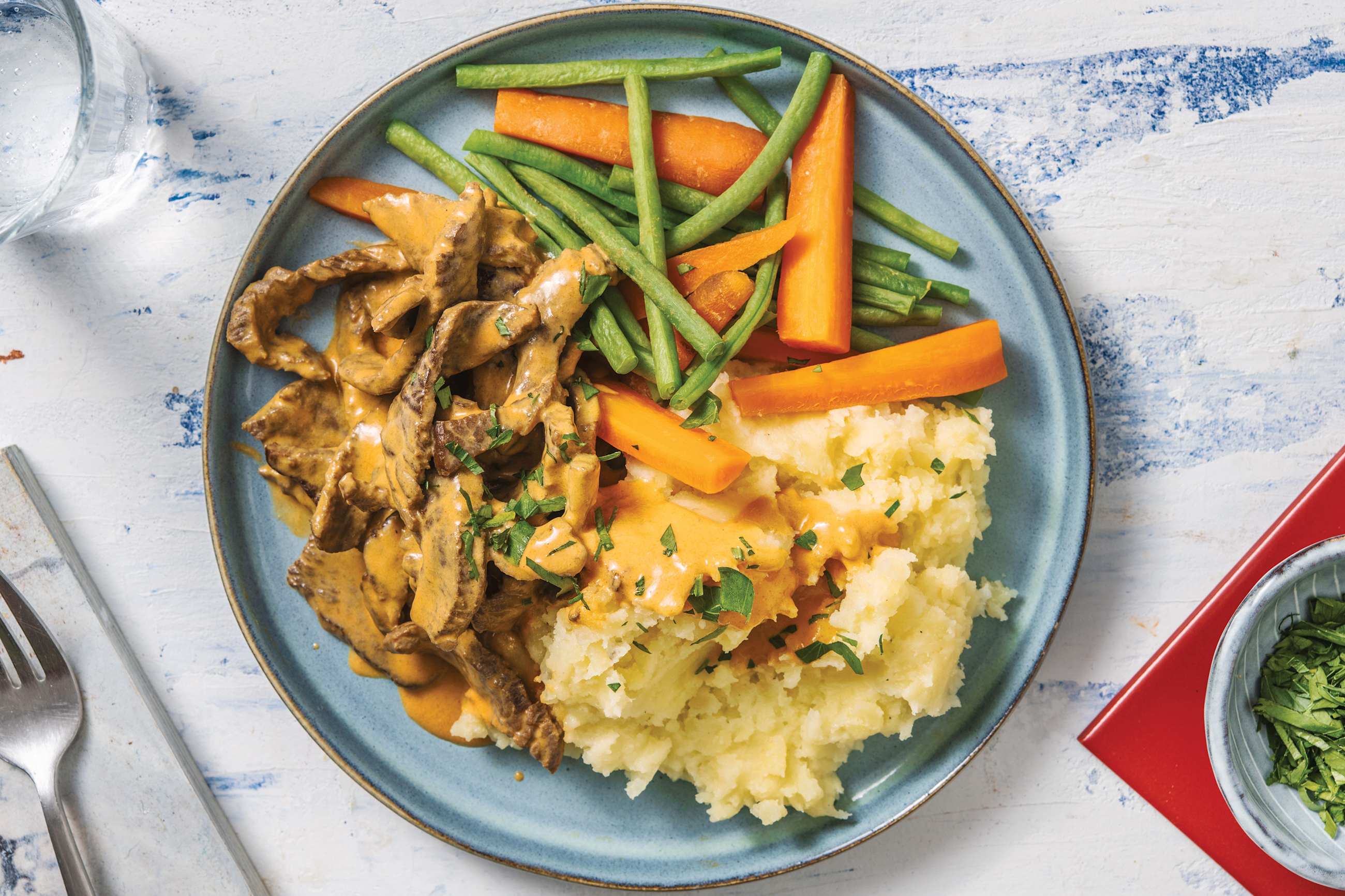 Creamy Mustard Beef Recipe | HelloFresh