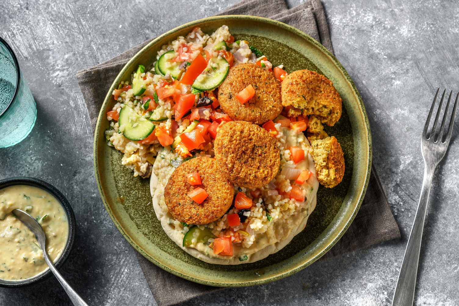 Fully Loaded Falafel Wrap Recipe | HelloFresh