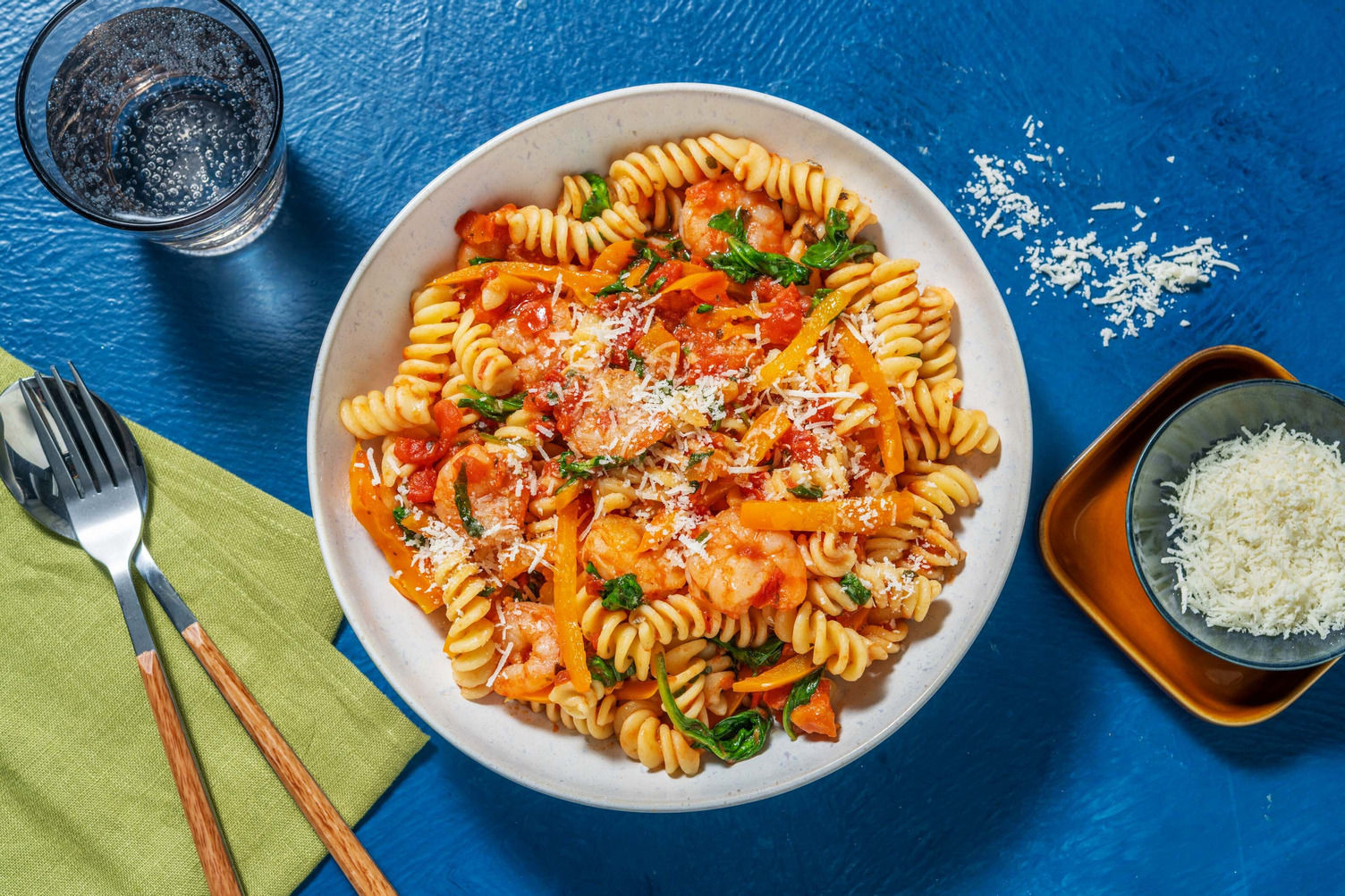 Shrimp and Salmon Fusilli Recipe | HelloFresh