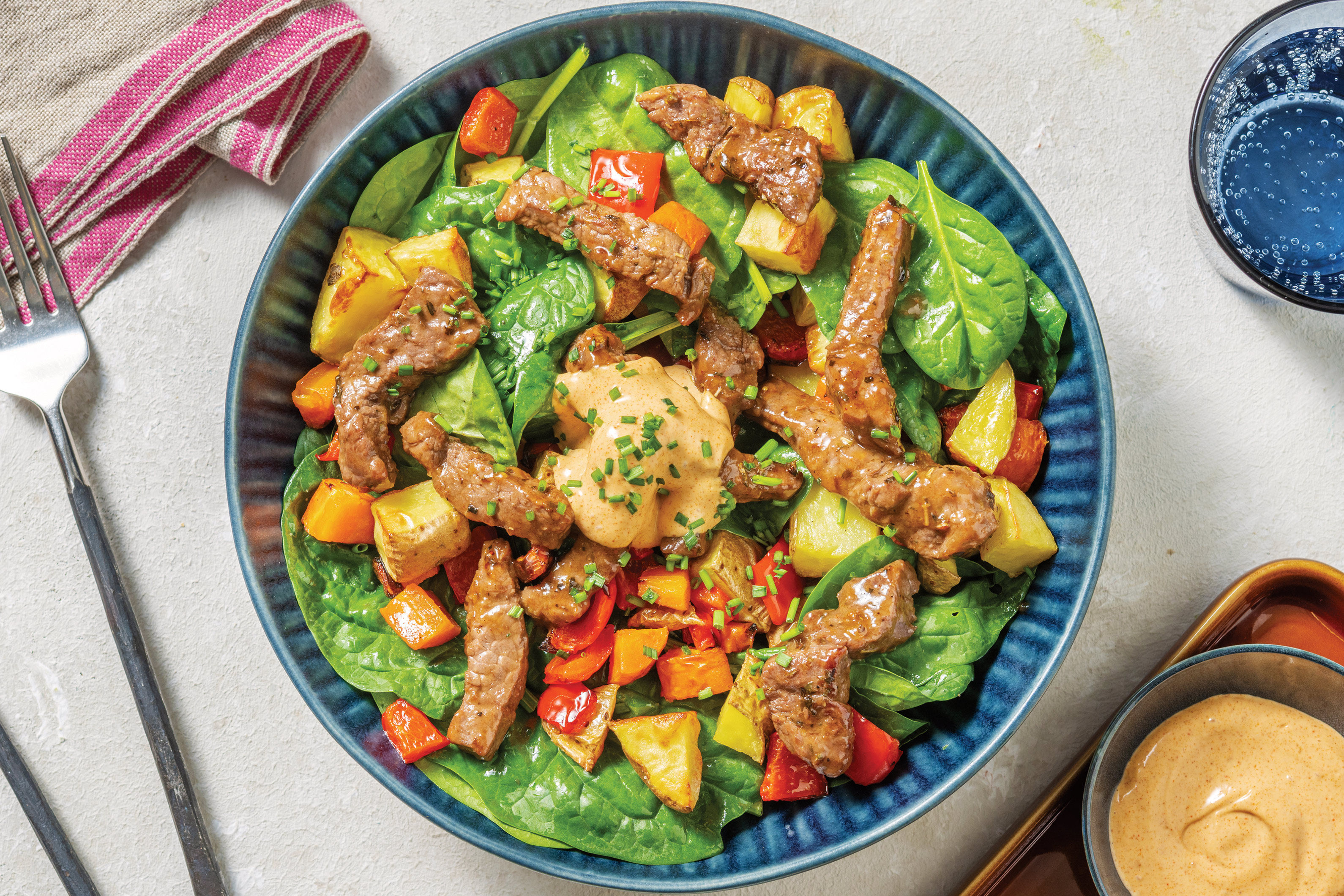 Garlic & Herb Mango Beef Recipe | HelloFresh