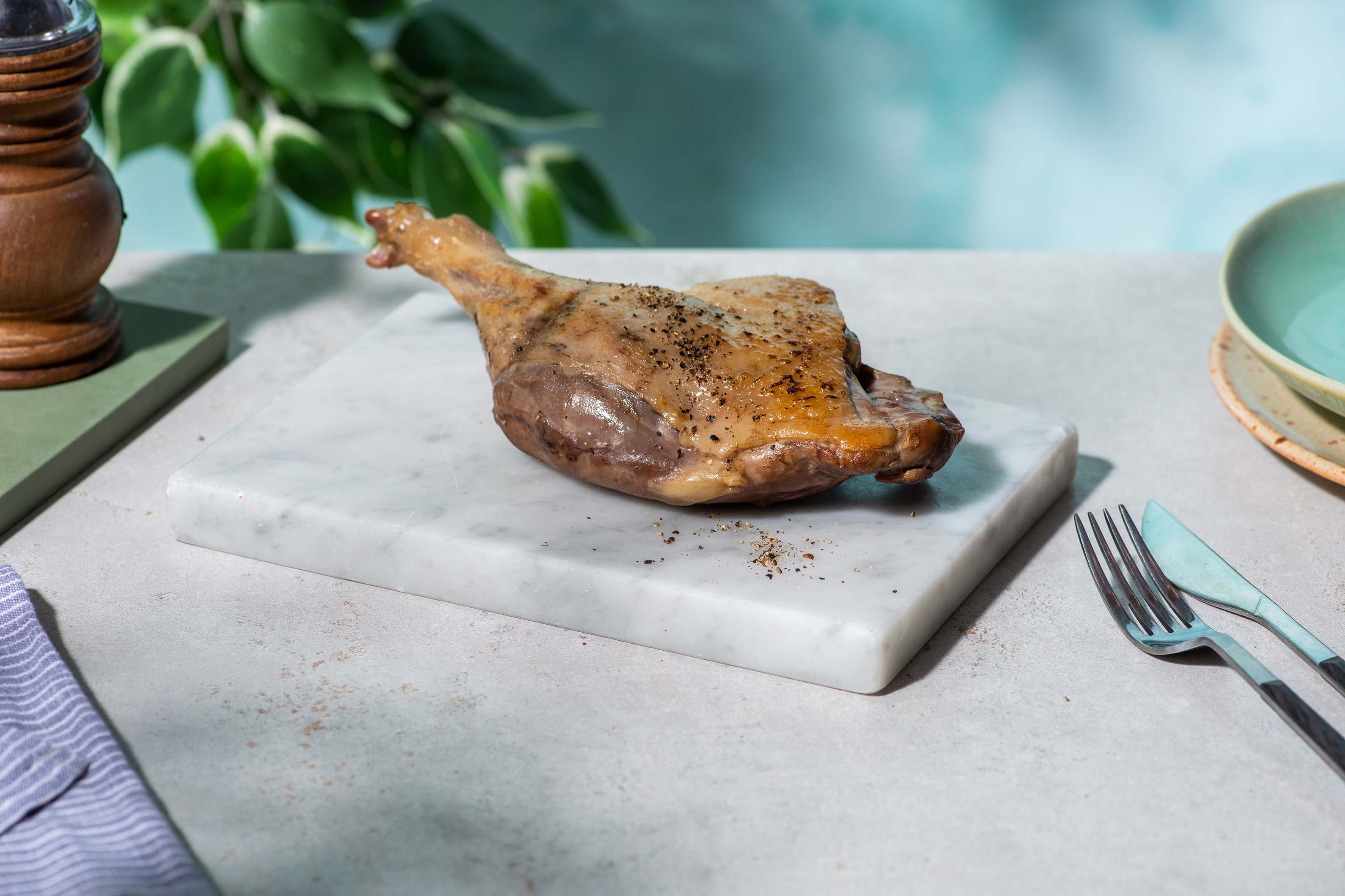 Gekonfijte eendenpoot Recept | HelloFresh