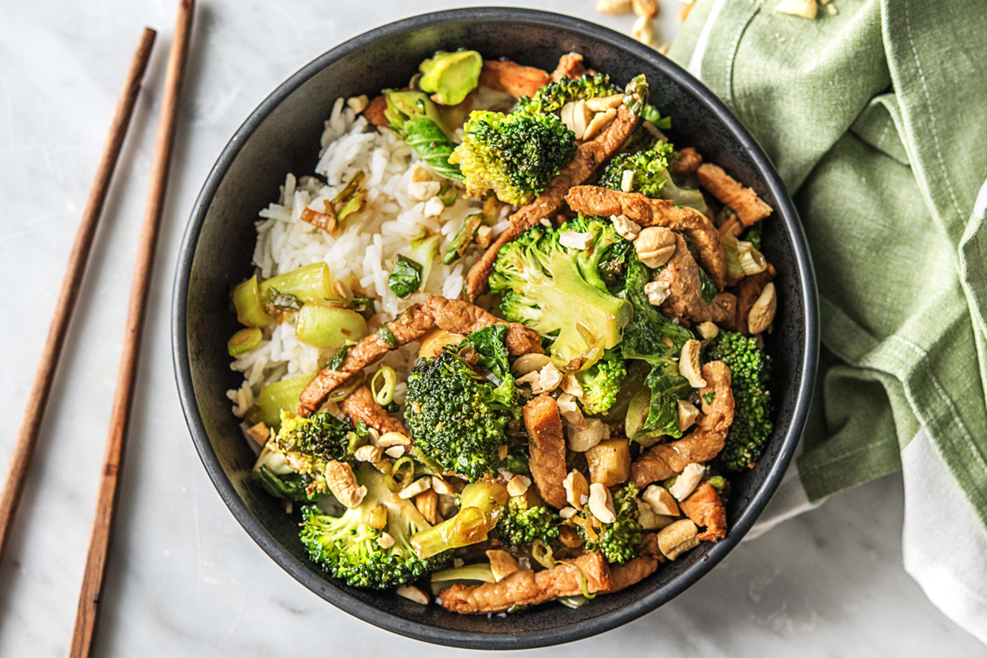 Ginger Soy Pork & Broccoli Stir-Fry | One Pan Recipe | HelloFresh
