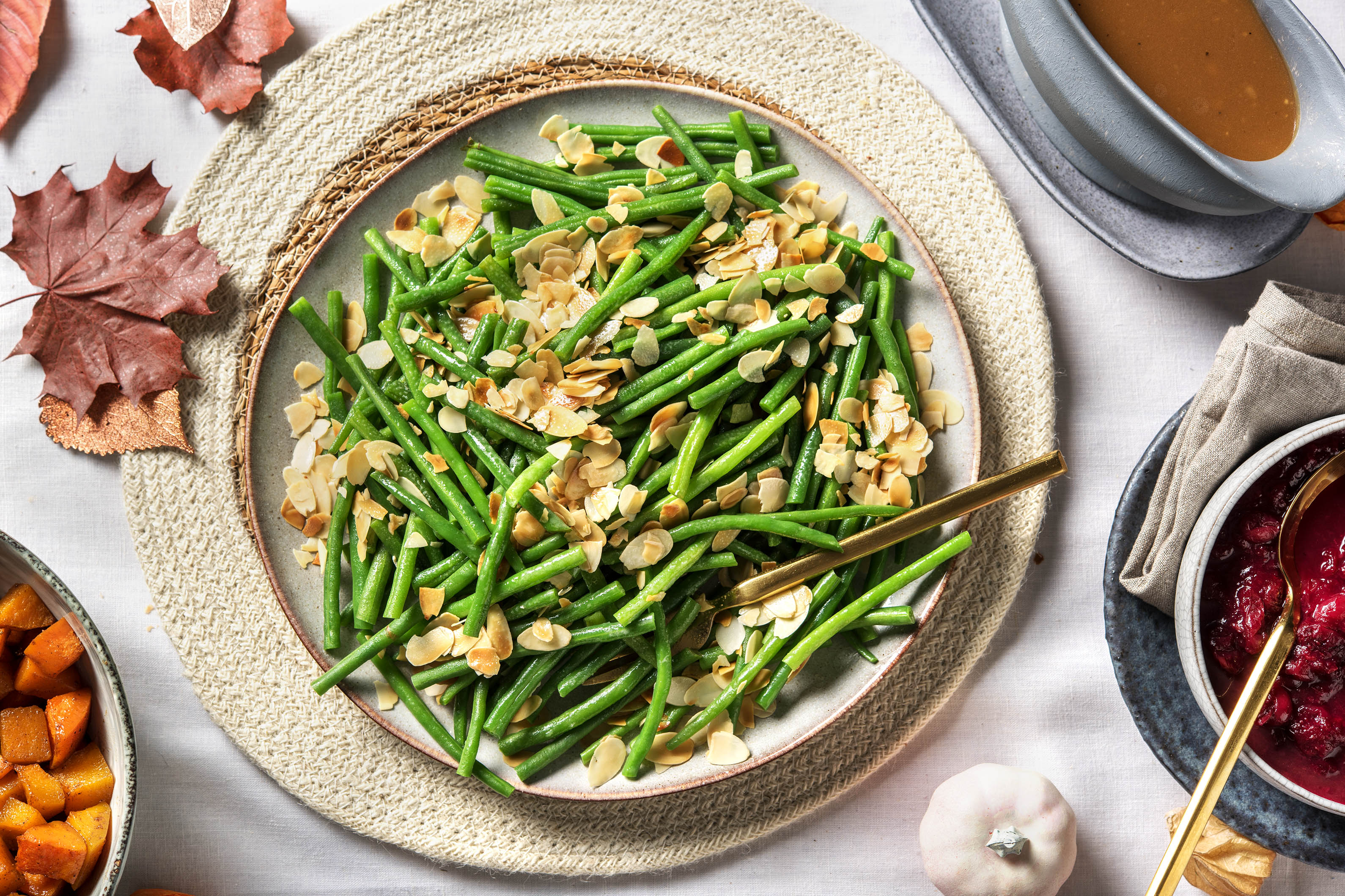 Green Beans with Toasted Almonds Recipe | HelloFresh