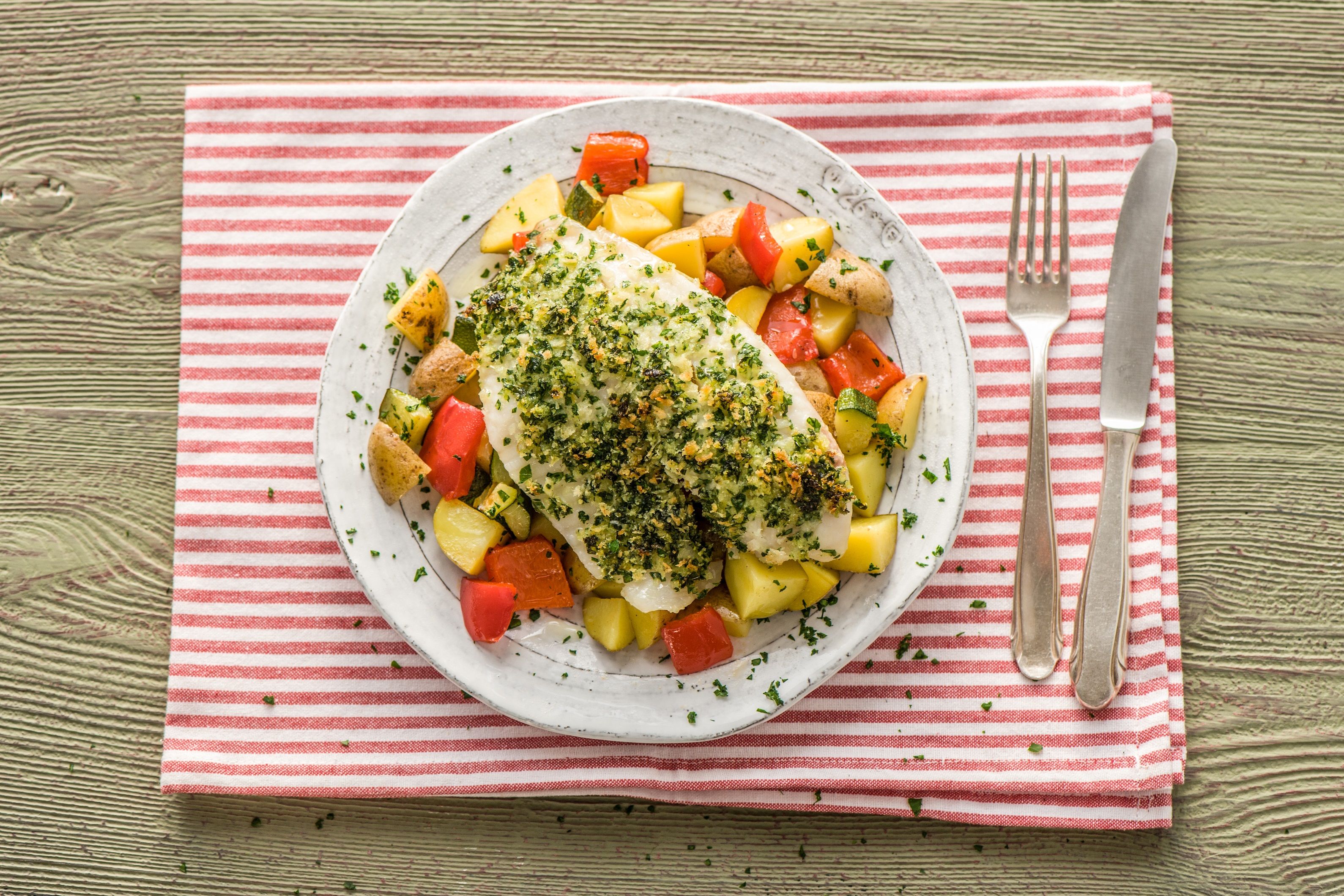 Gremolata-Crusted Cod Recipe | HelloFresh
