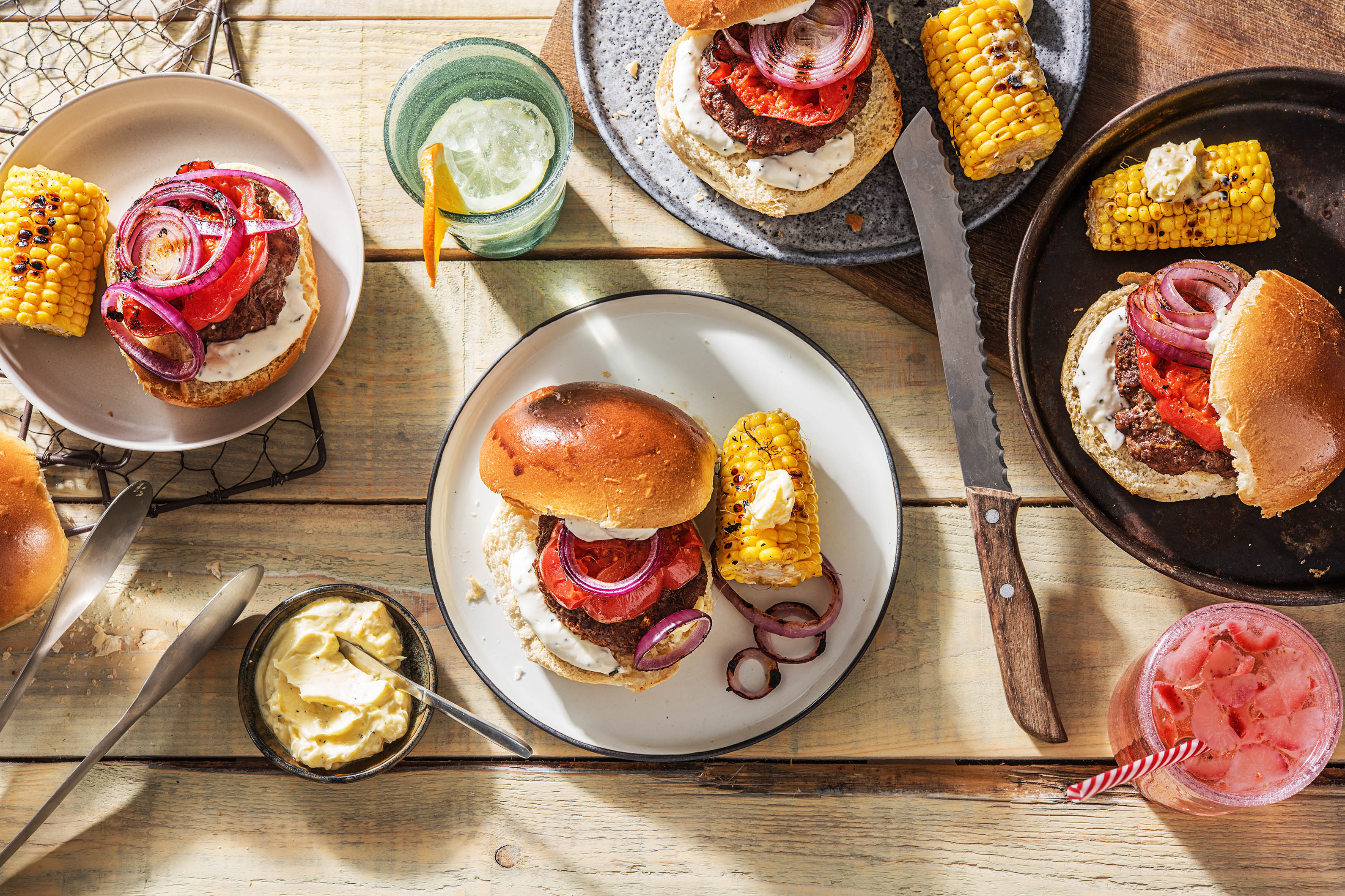 Grilled Parmesan Burgers Recipe | HelloFresh