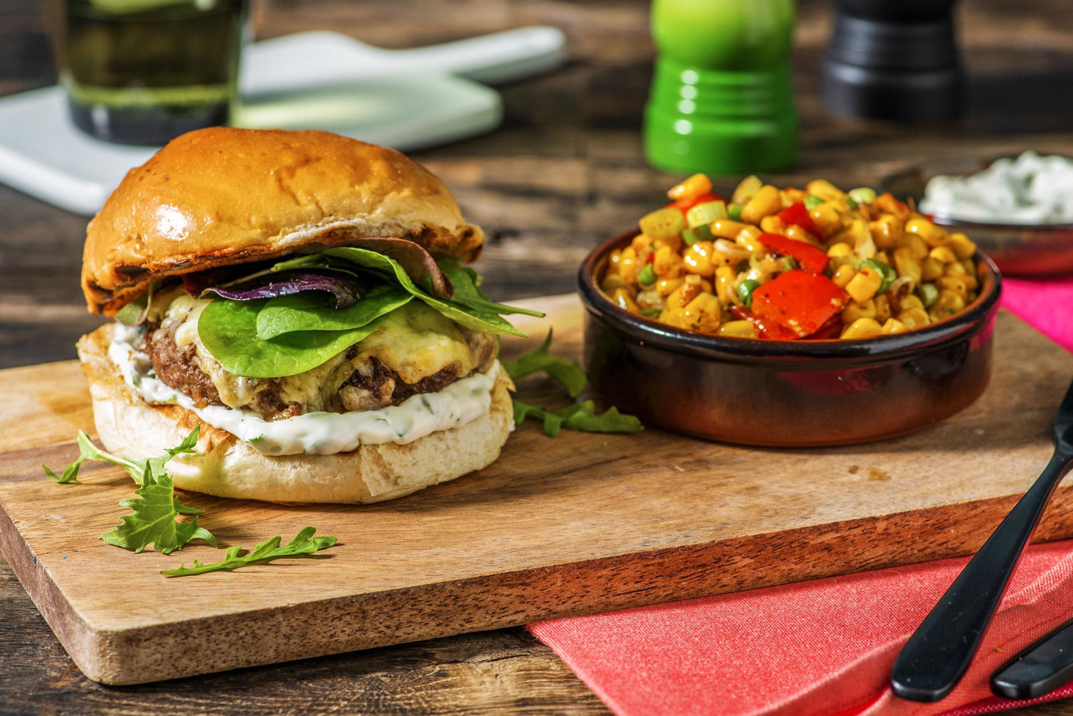 Grilled Tex Mex Cheeseburger Recipe | HelloFresh