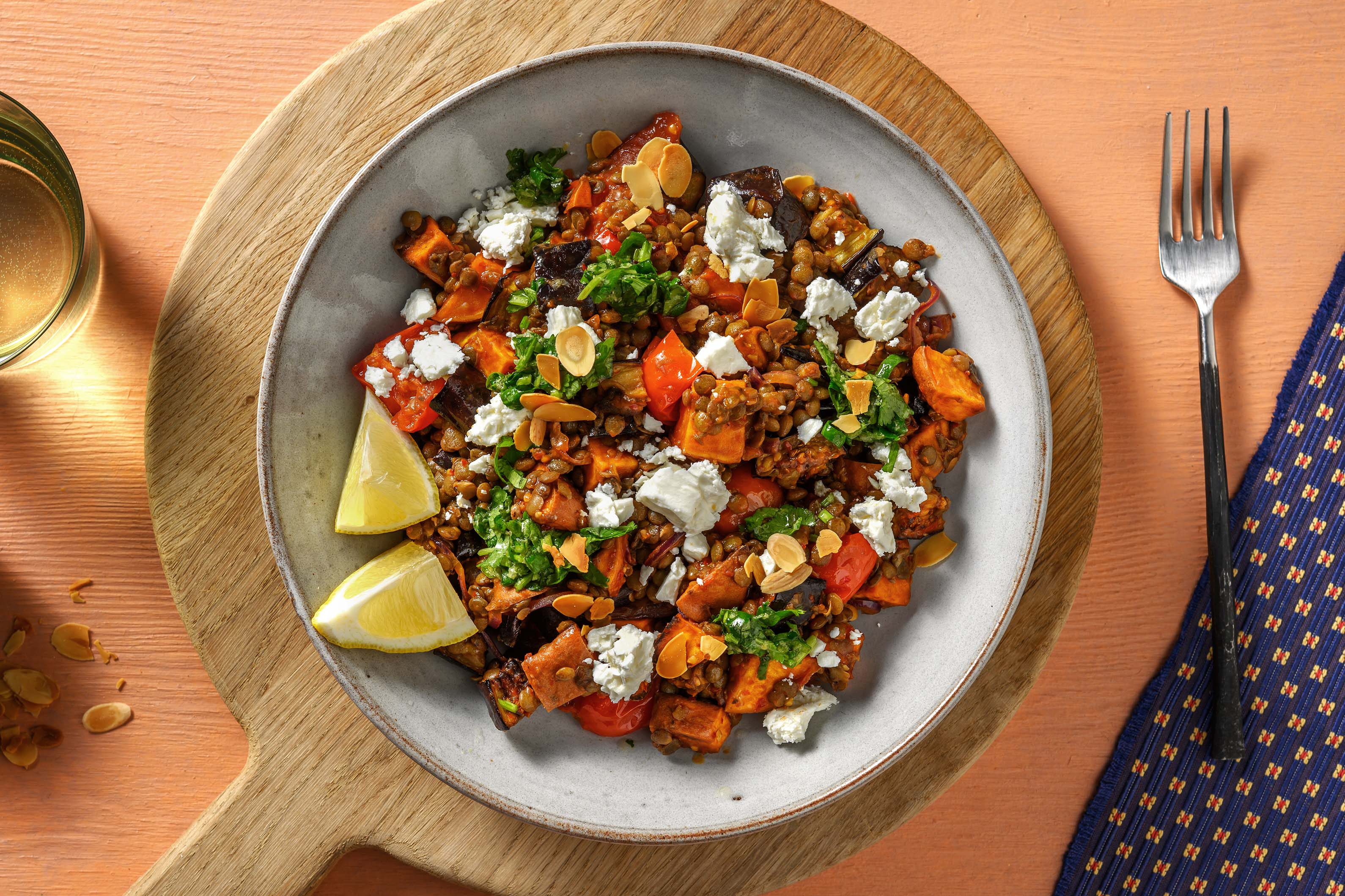 Roasted Veg and Lentil Jumble Recipe | HelloFresh