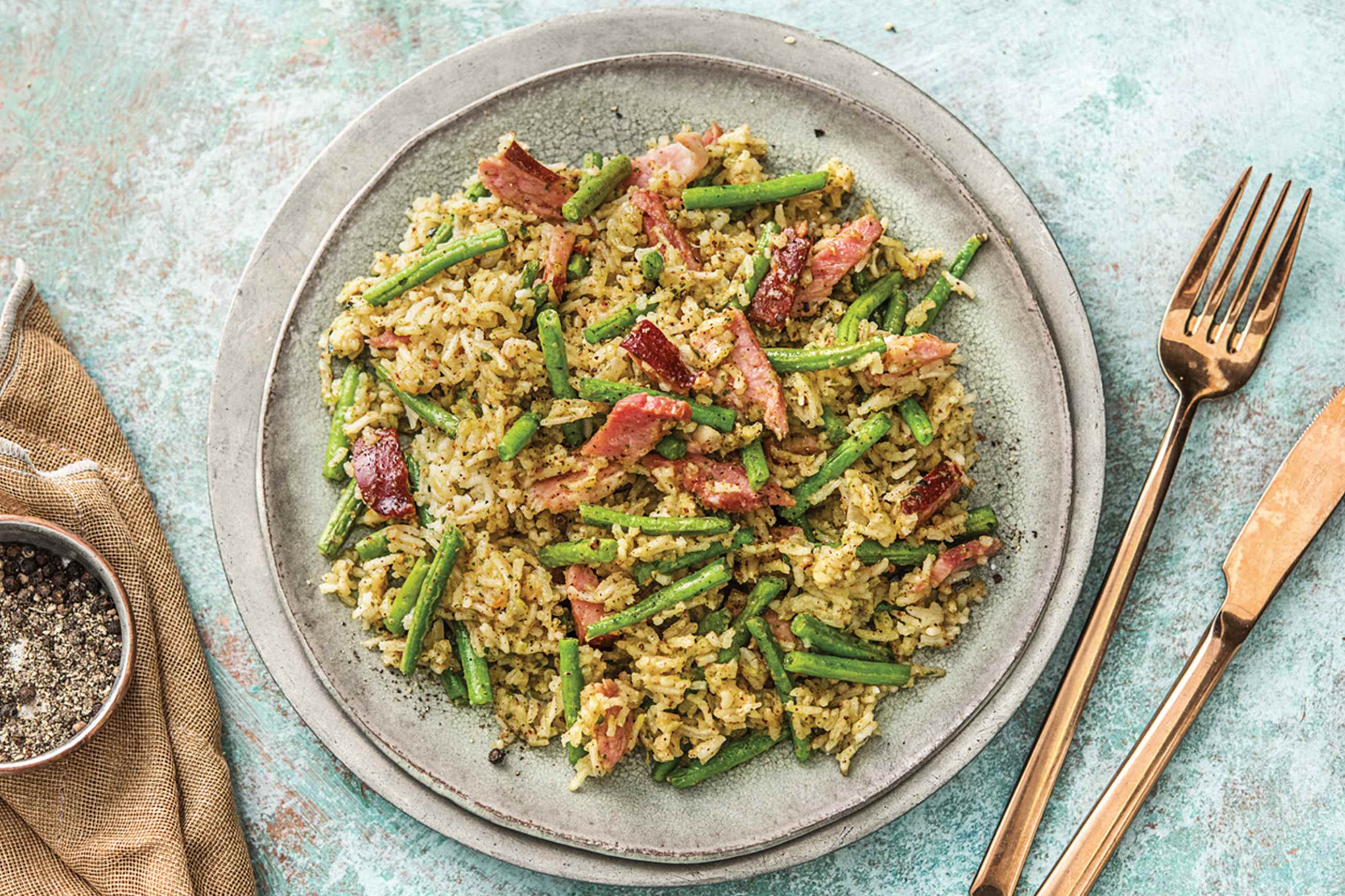 Buttery Ham Pilaf Recipe | HelloFresh