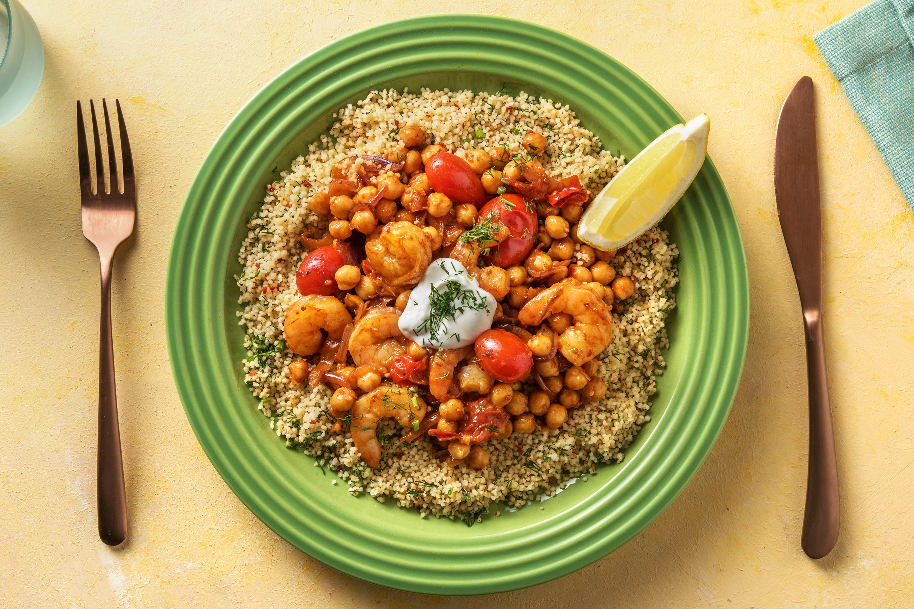 Harissa Spiced Prawns Recipe | HelloFresh