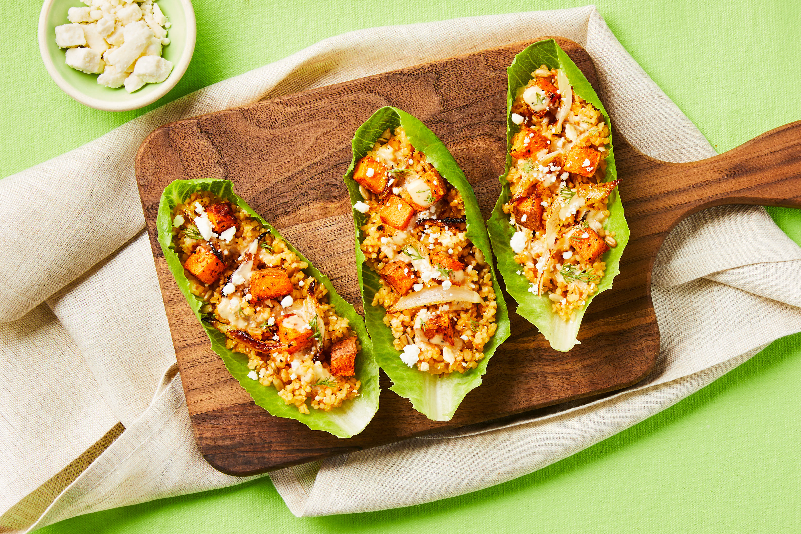Harissa Sweet Potato Wraps Recipe | HelloFresh