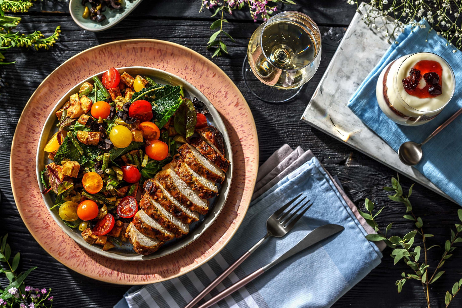 Herb-Roasted Chicken Niçoise Salad Recipe | HelloFresh
