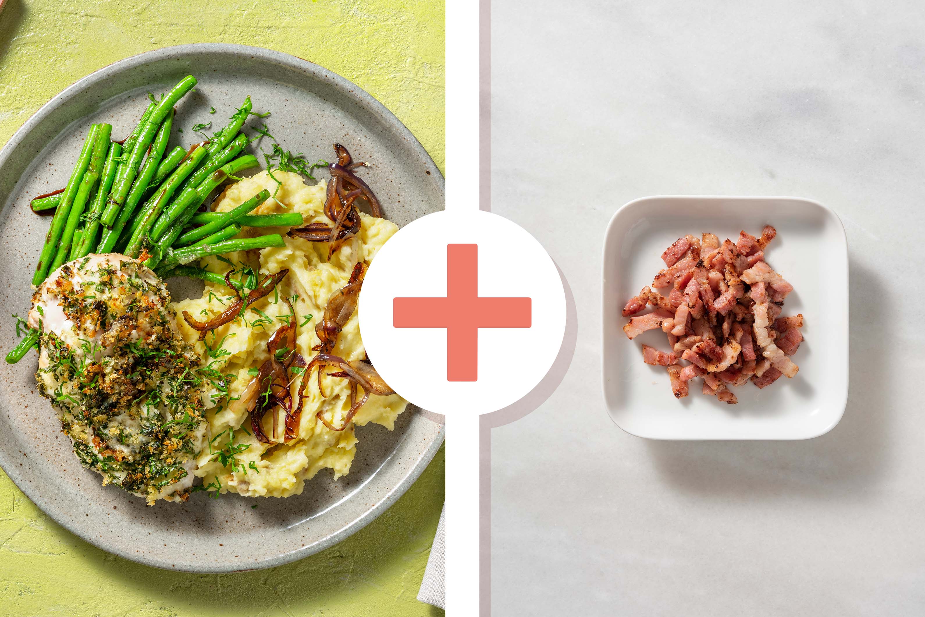 Herby Chicken with Bacon Lardons Recipe | HelloFresh