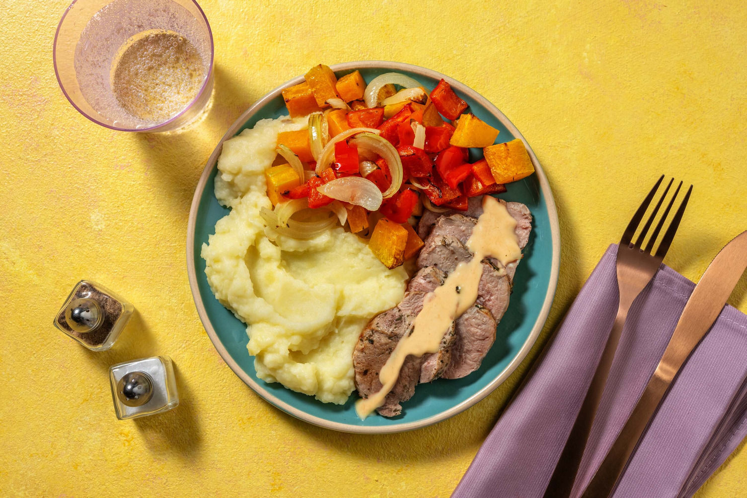 Herby Double Pork Tenderloin Recipe | HelloFresh