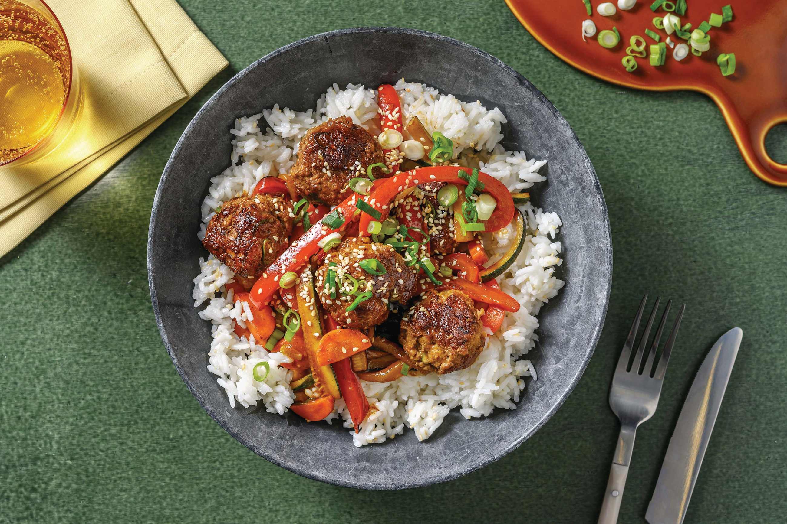 Hoisin Beef Meatballs Recipe | HelloFresh
