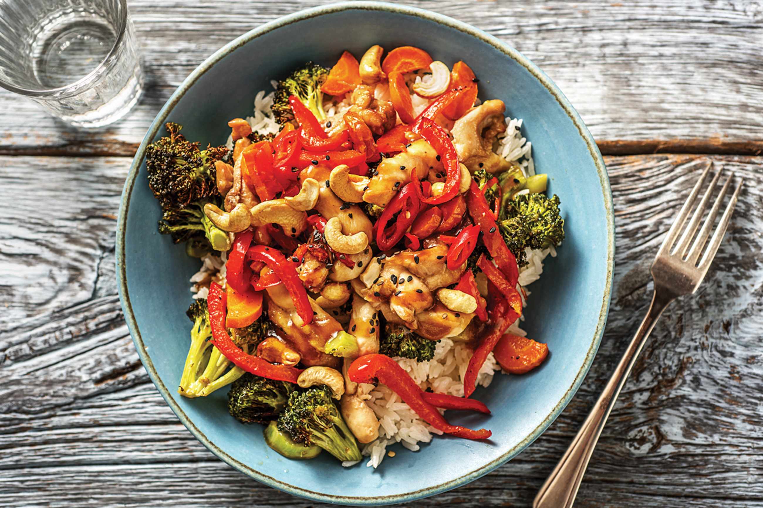 Hoisin Chicken & Vegetable Tray Bake Recipe | HelloFresh