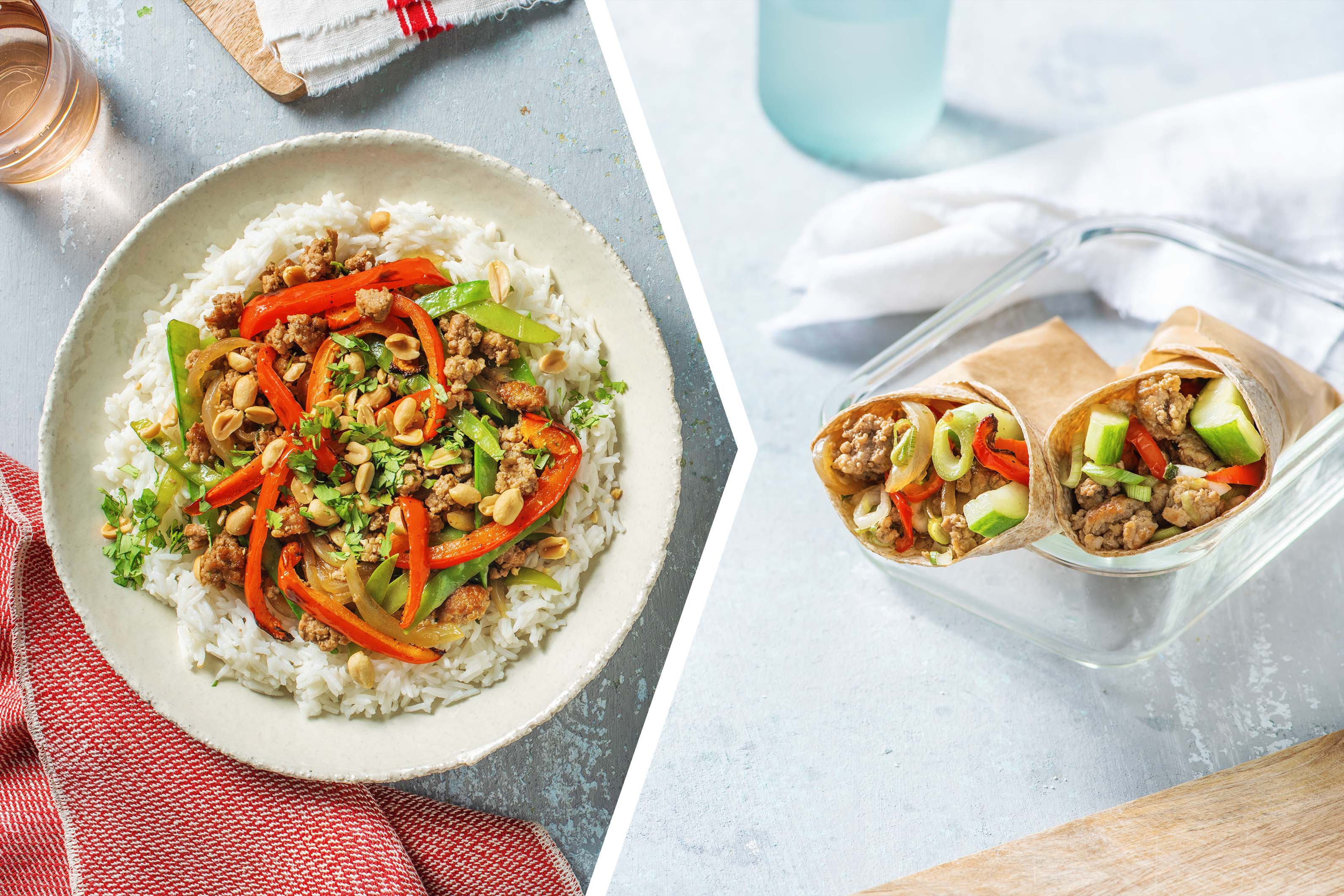 Pork with Noodles to Pork Wrap Recipe | HelloFresh