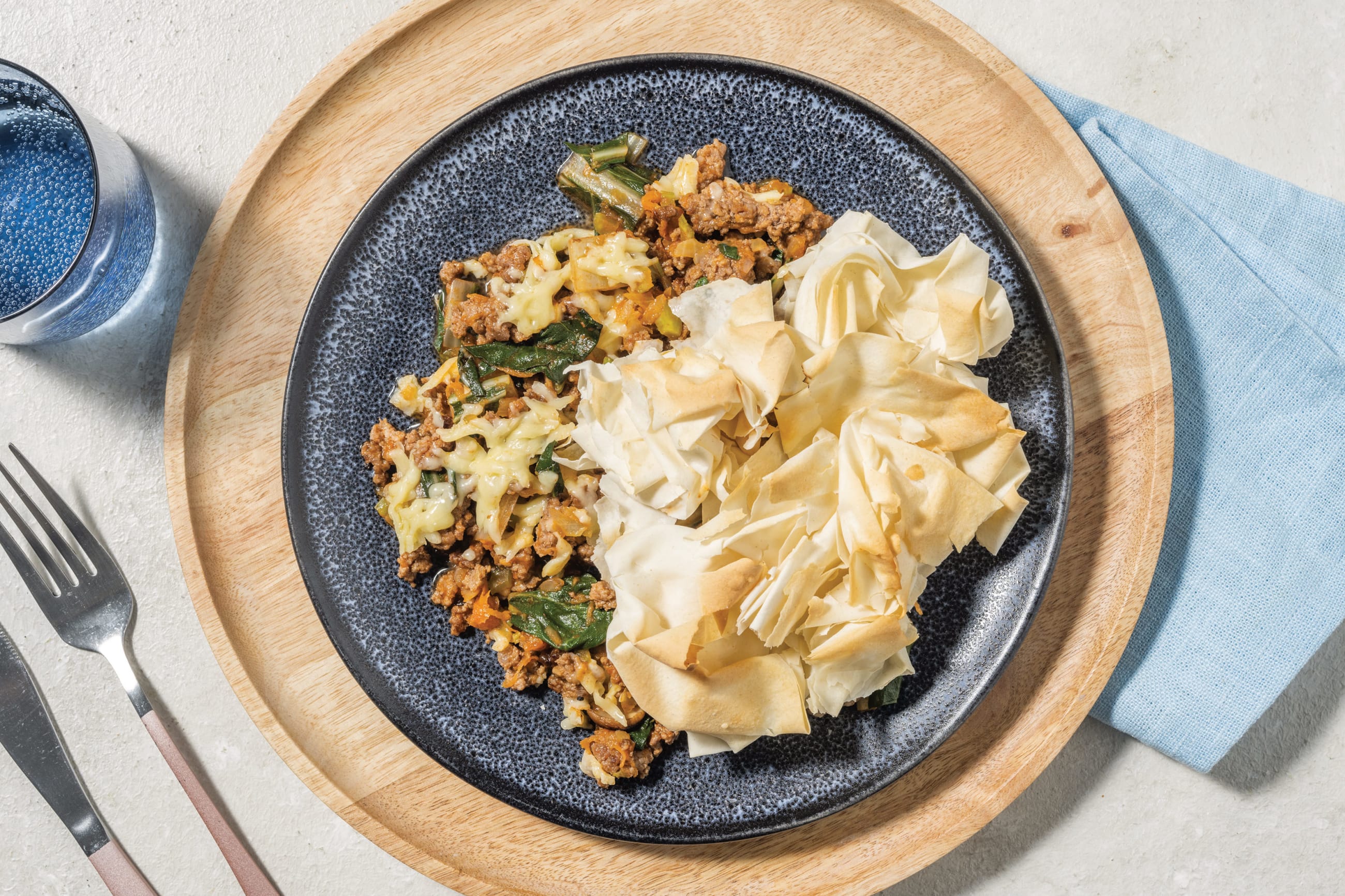 Homestyle Beef & Pork Filo Pastry Pie Recipe | HelloFresh