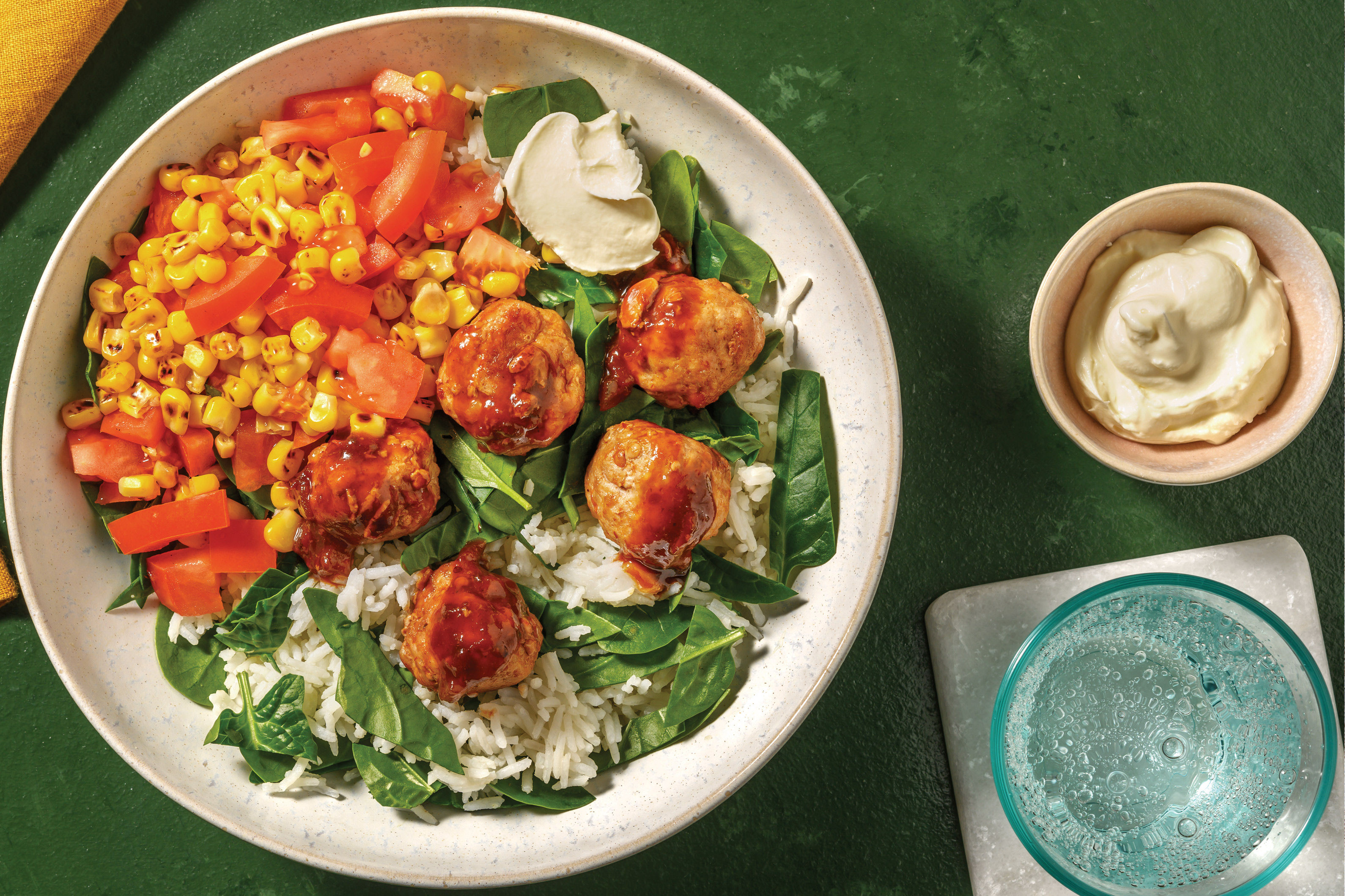 Honey & Enchilada-Glazed Meatballs Recipe | HelloFresh