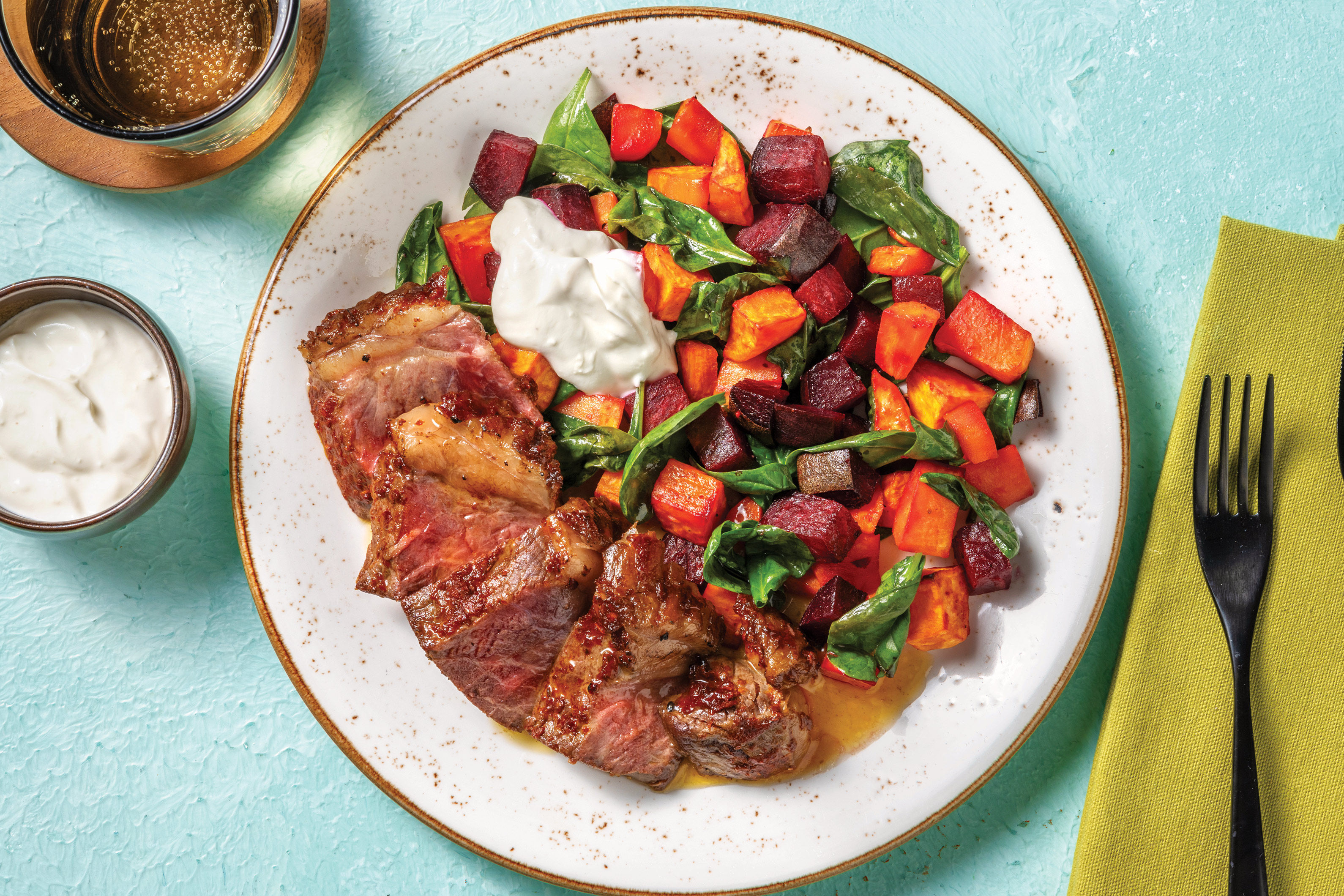 Honey Harissa Lamb Recipe | HelloFresh