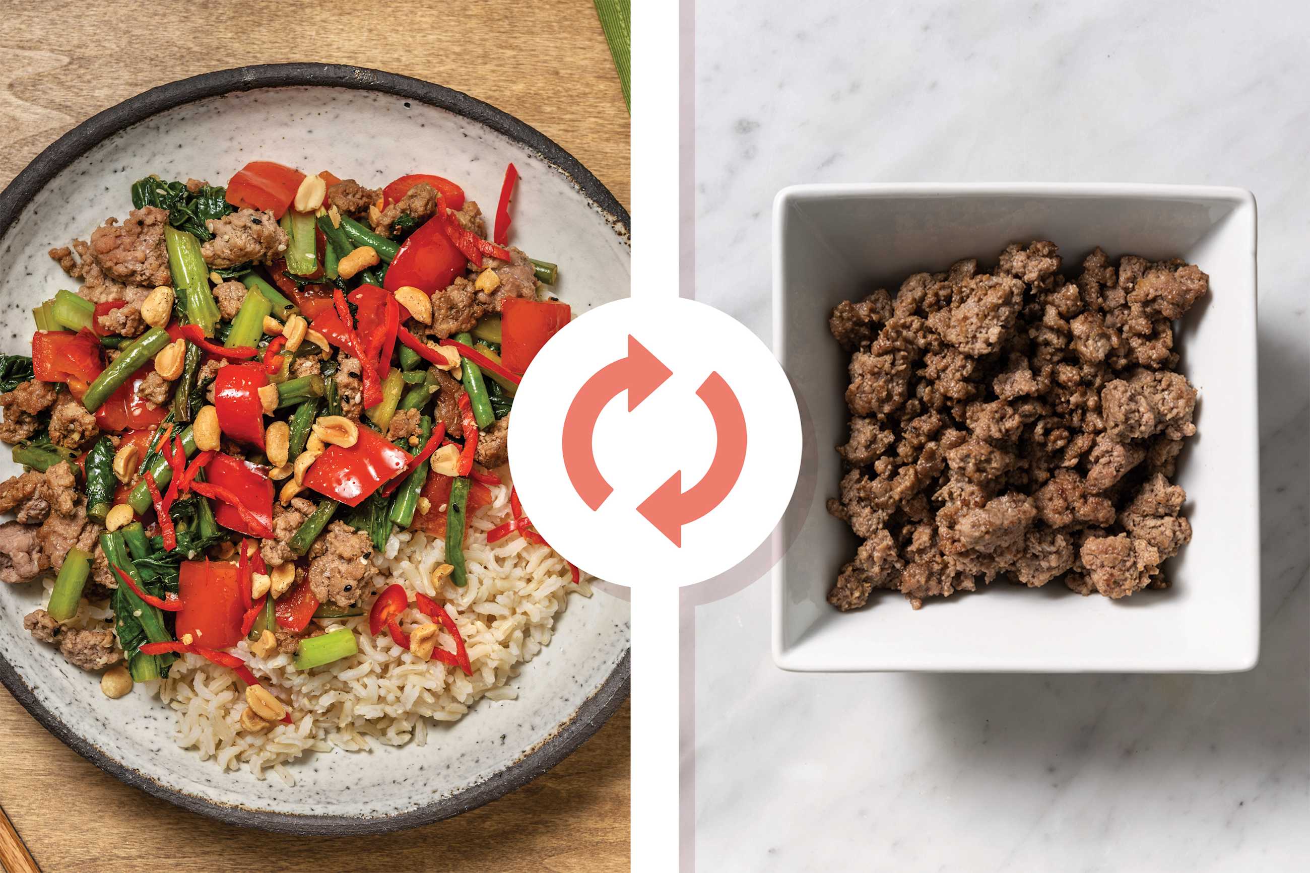 Honey Plant-based Mince & Veggie Stir Fry Recipe | HelloFresh