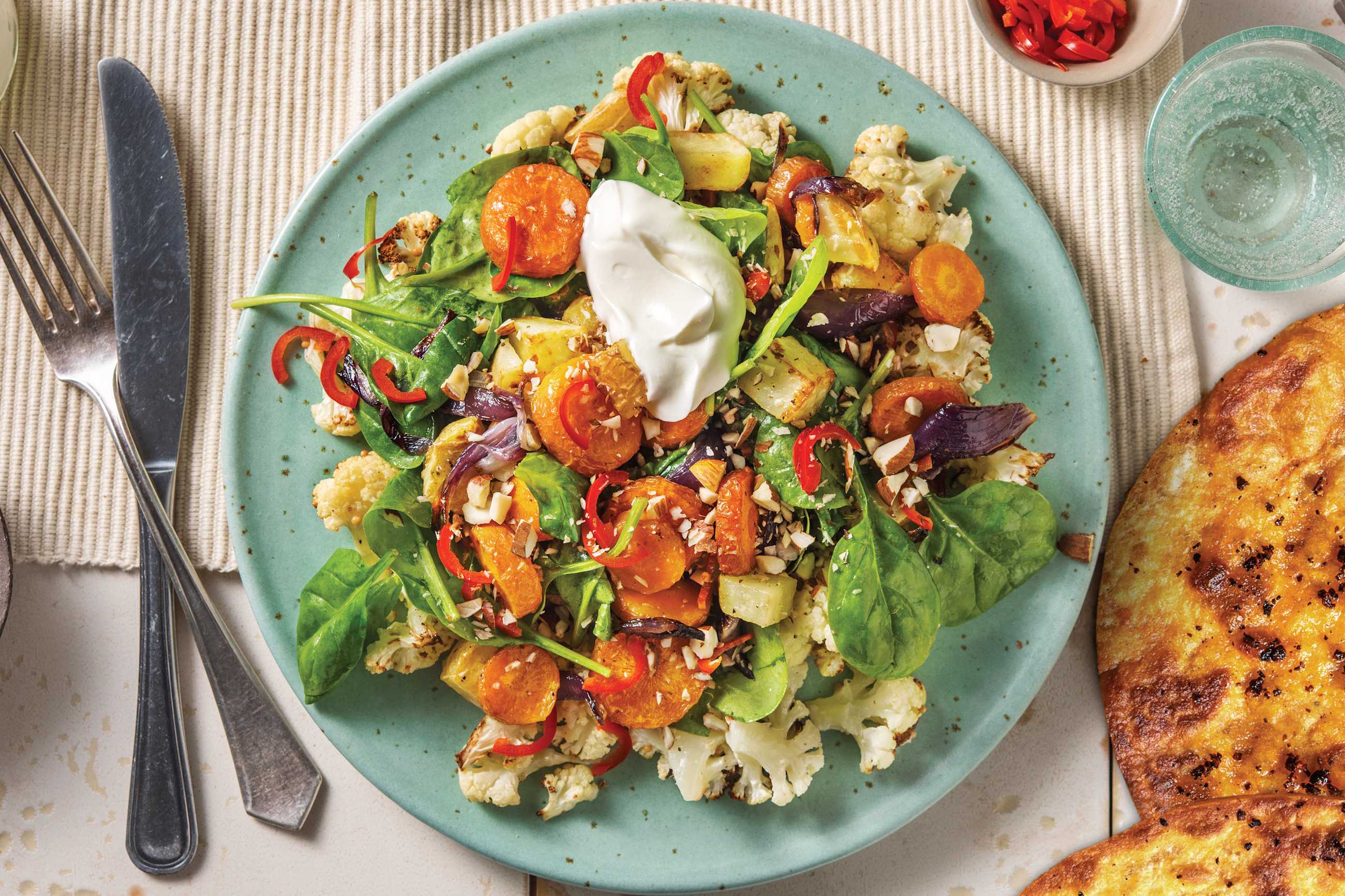 Indian Cauliflower & Potato Tray Bake Recipe | HelloFresh