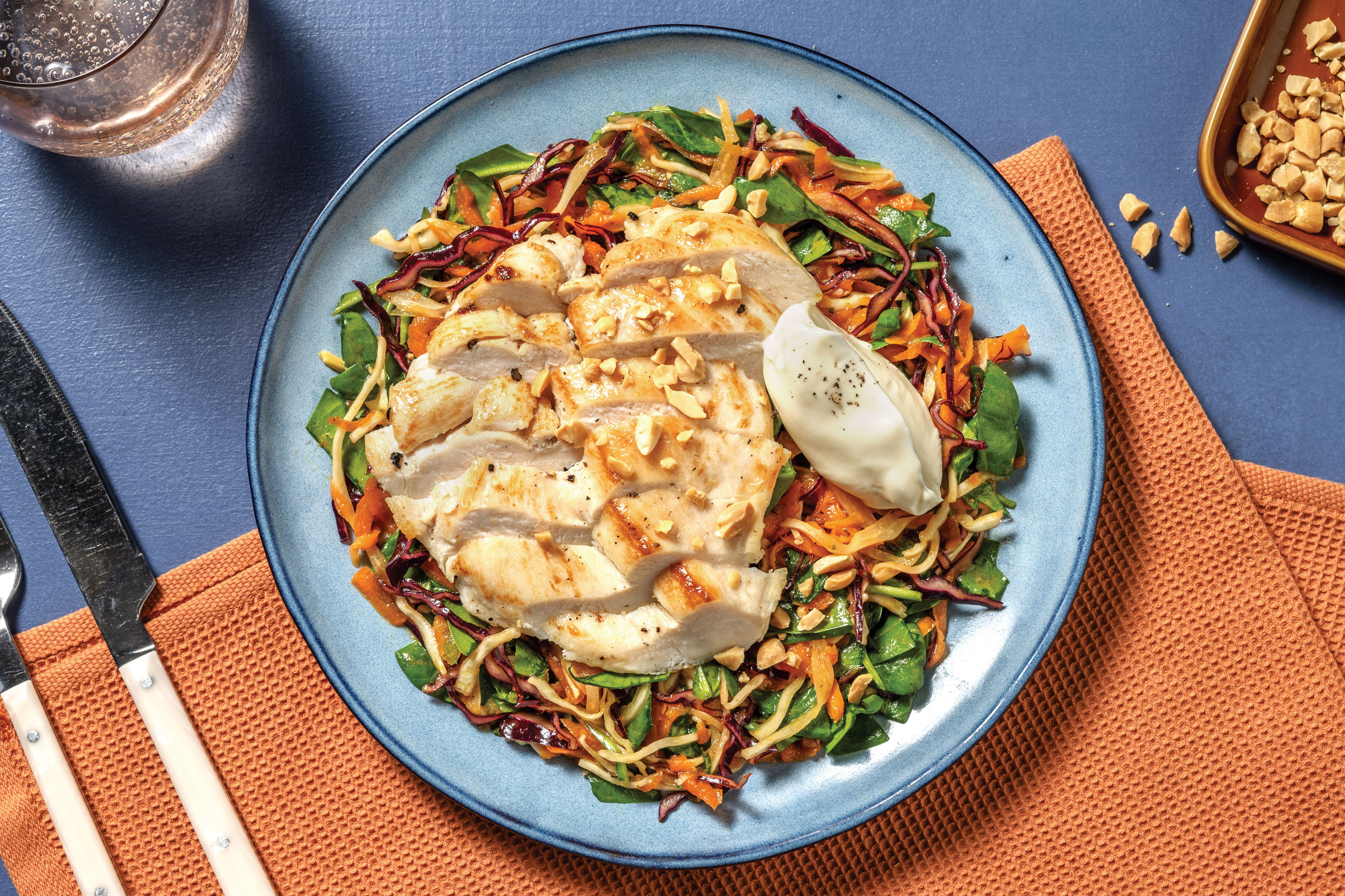 Indian Honey Chicken & Zingy Slaw Recipe | HelloFresh