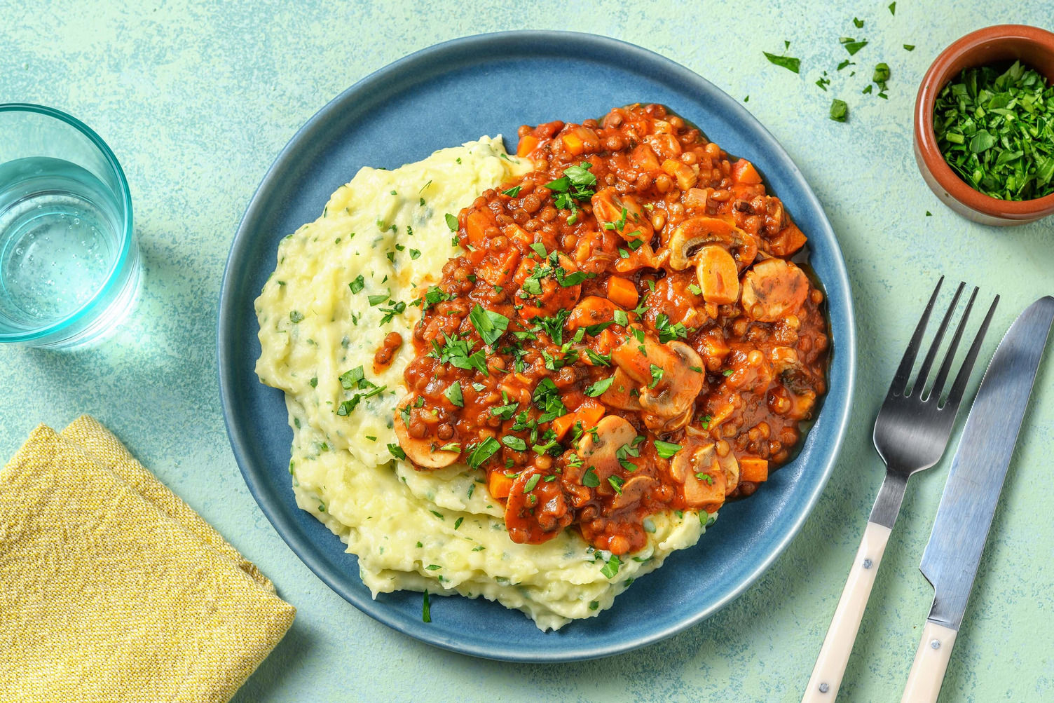Italian Lentil and Mushroom Stew Recipe | HelloFresh