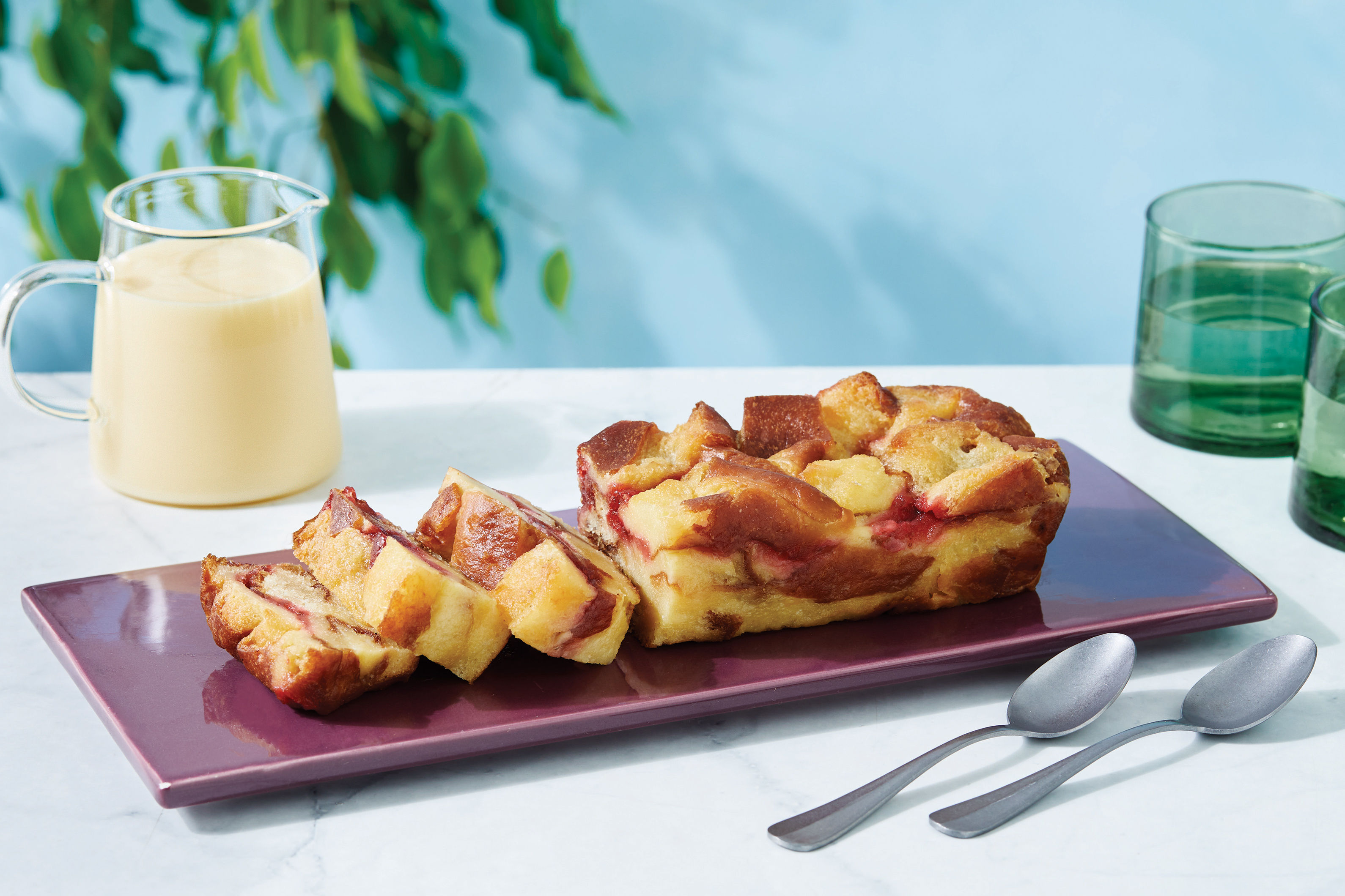 Jam Doughnut Pudding Recipe | HelloFresh