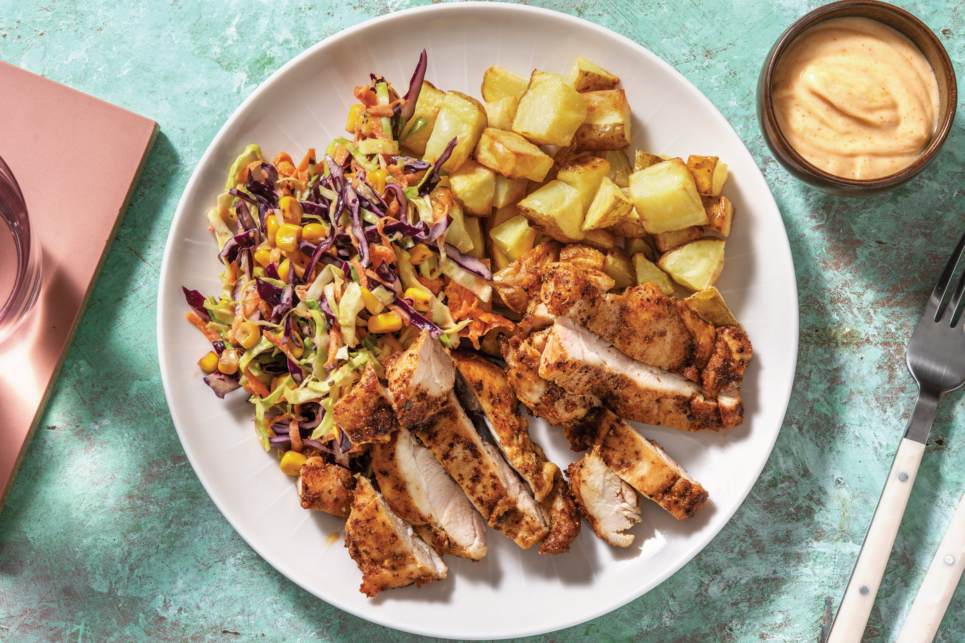 Caribbean-Spiced Chicken & Roast Potato Chunks Recipe | HelloFresh