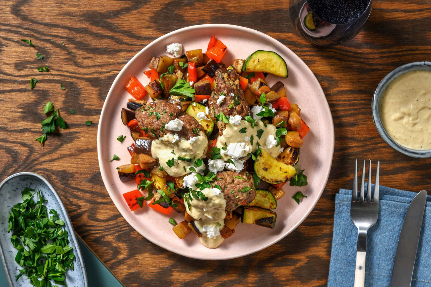 Beef Kofta and Veggie Hash Recipe | HelloFresh