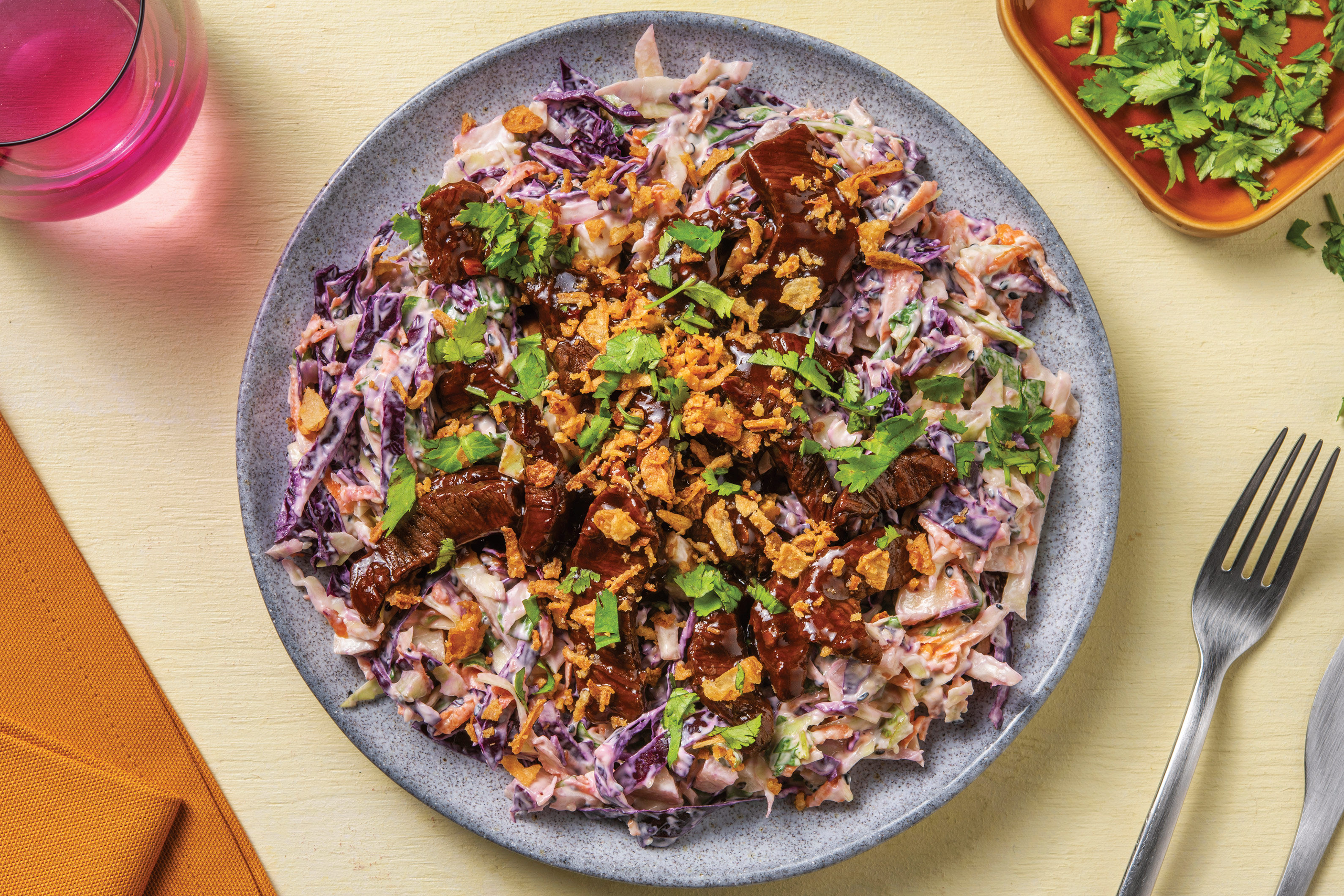 Quick Korean Glazed Beef Strips Recipe | HelloFresh