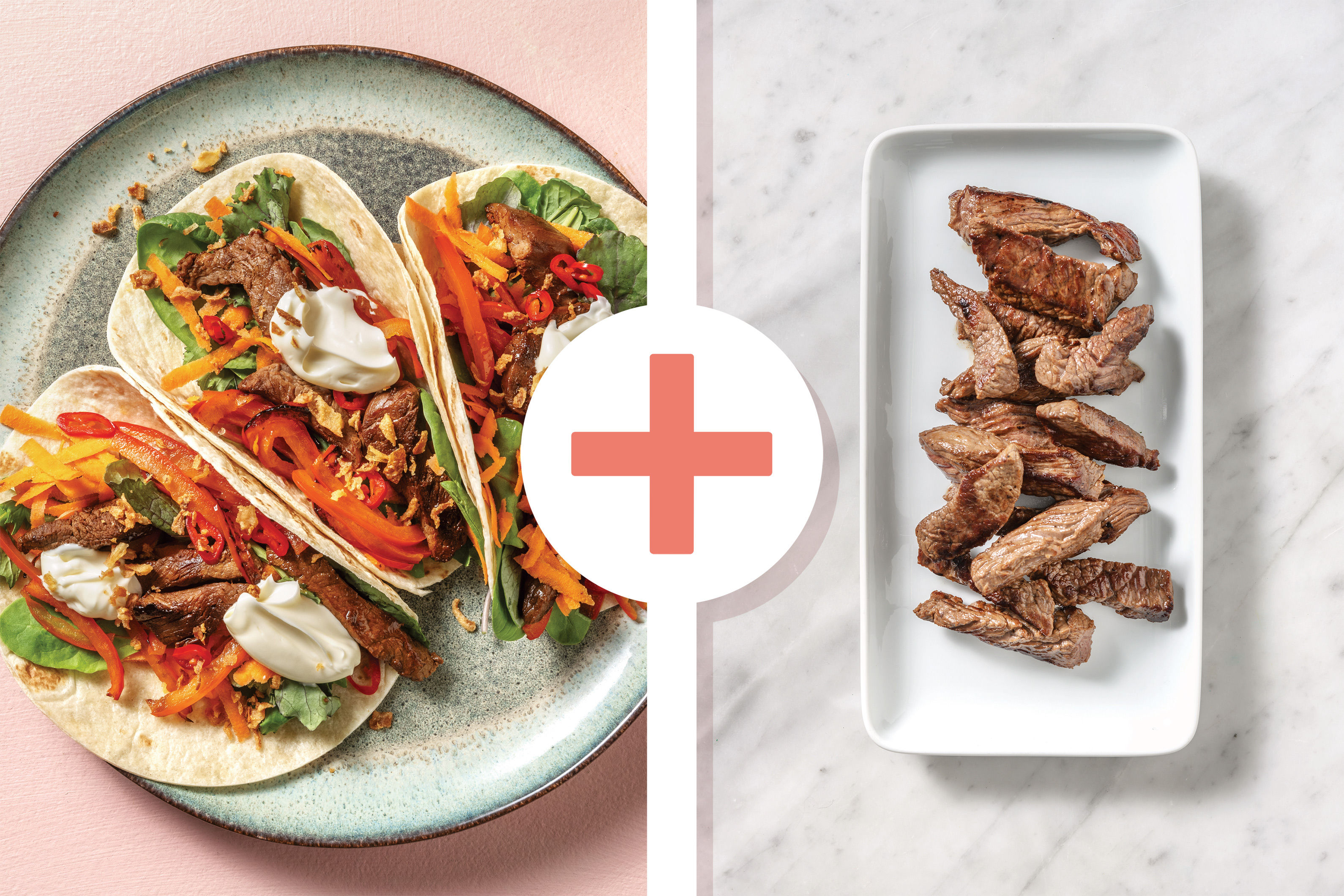 Quick Korean-Style Double Beef Tacos Recipe | HelloFresh