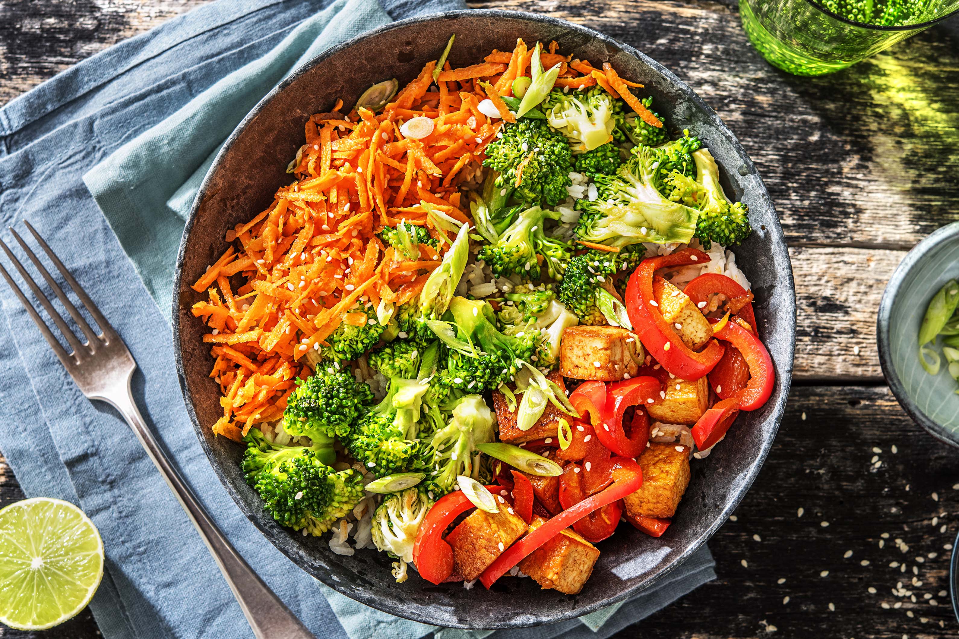 Rice Bowl with Caramelised Tofu Recipe | HelloFresh