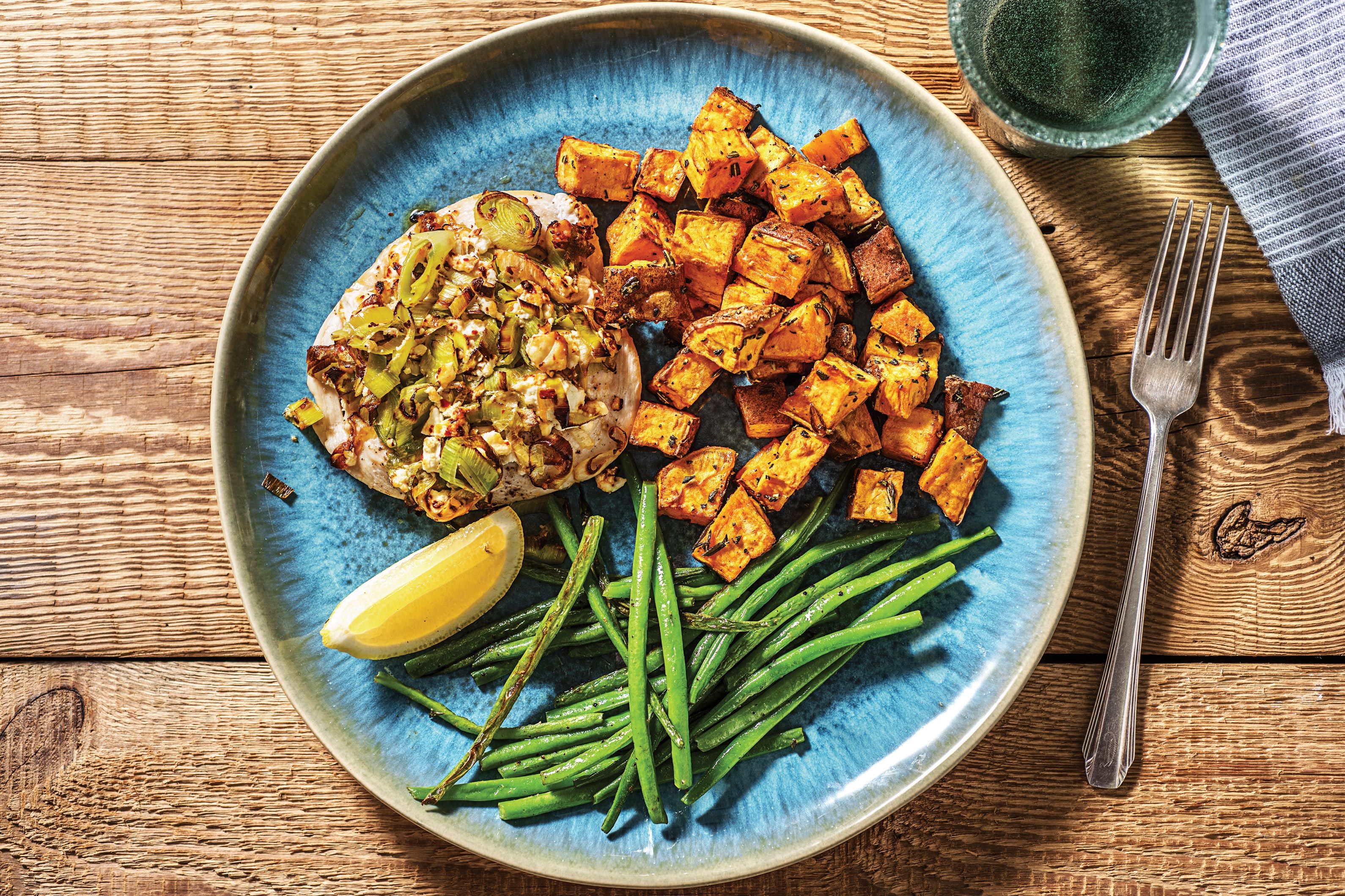 Leek & Fetta Chicken Recipe | HelloFresh