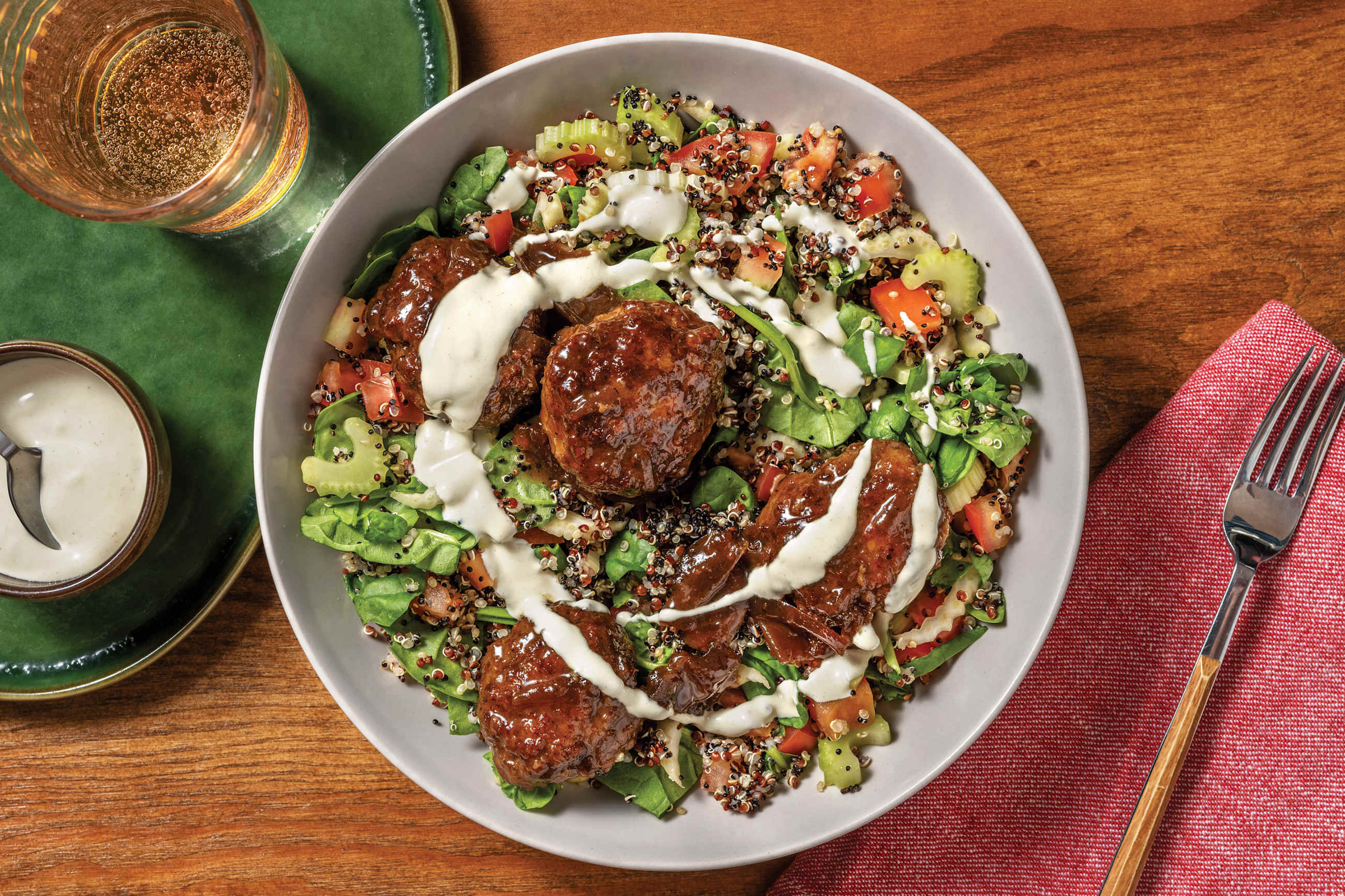 Lemon Pepper Beef Rissoles & Onion Chutney Recipe | HelloFresh