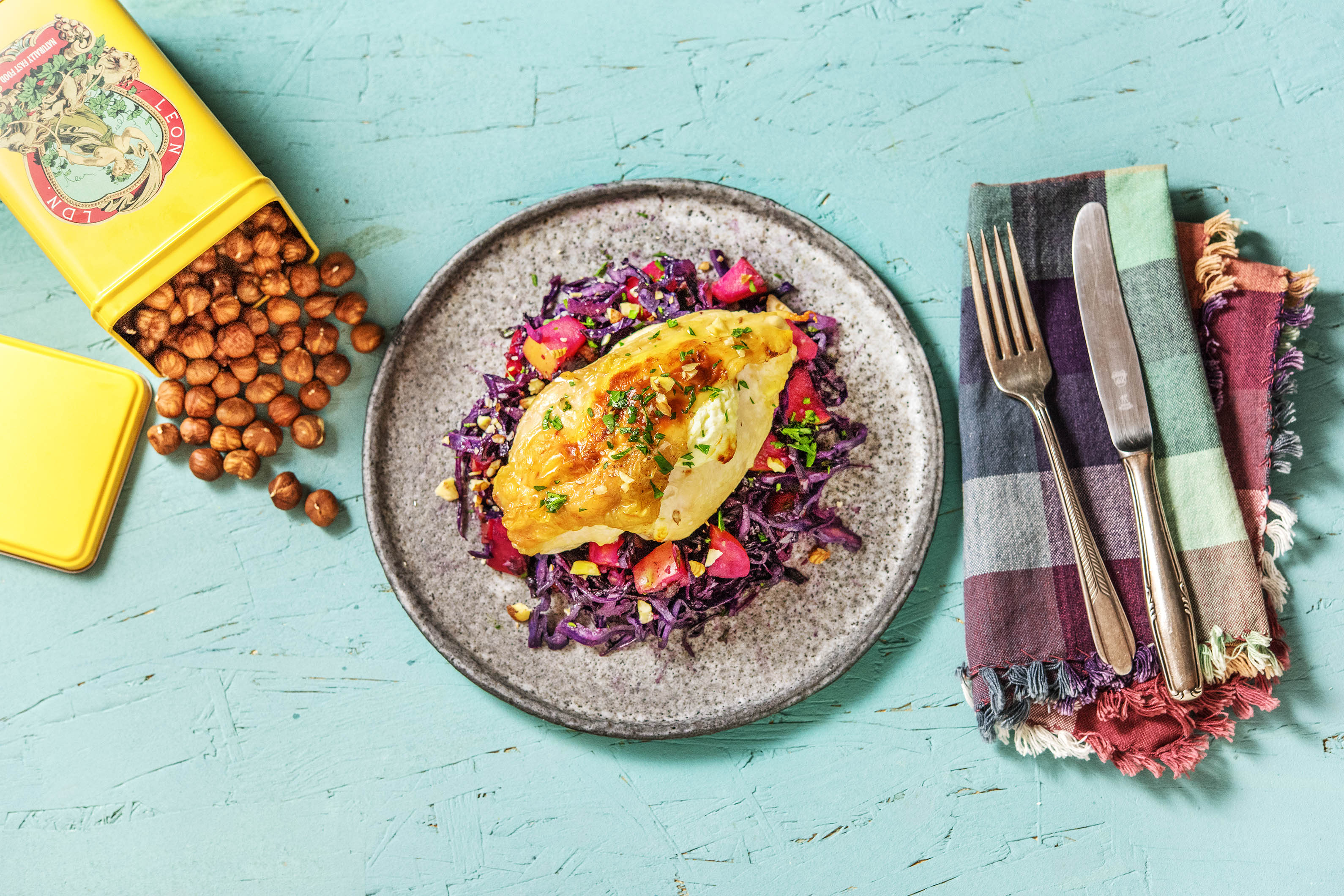 LEON Goat's Cheese Chicken Recipe | HelloFresh