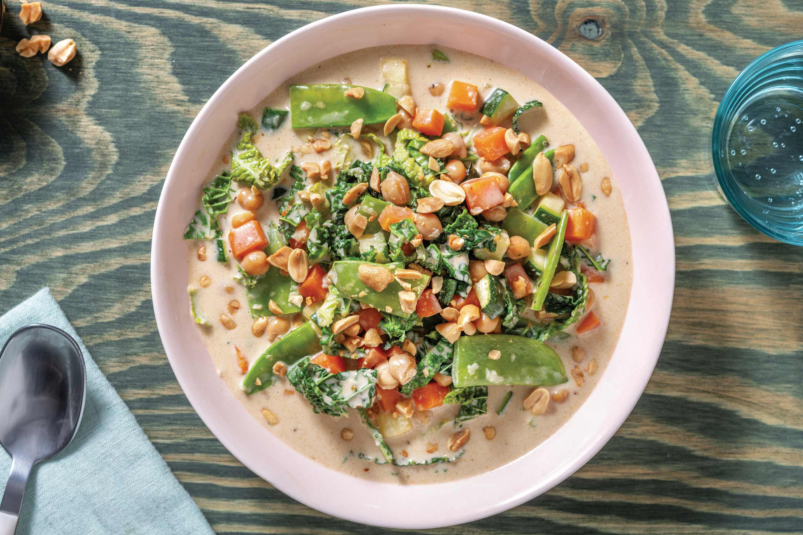 [Low-Carb] Kale, Chickpea & Coconut Stew Recipe | HelloFresh