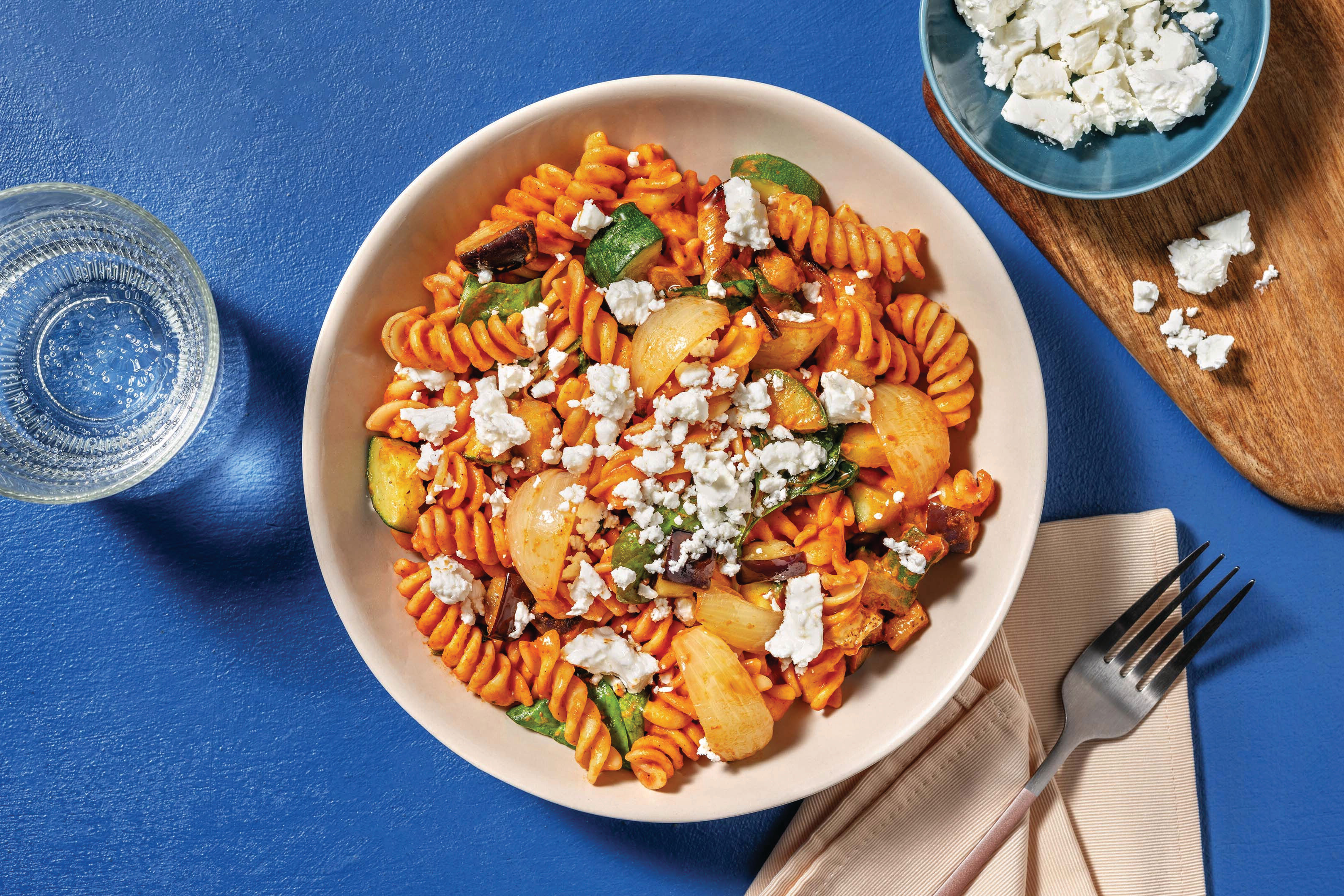 Mediterranean Creamy Tomato Fusilli Recipe | HelloFresh